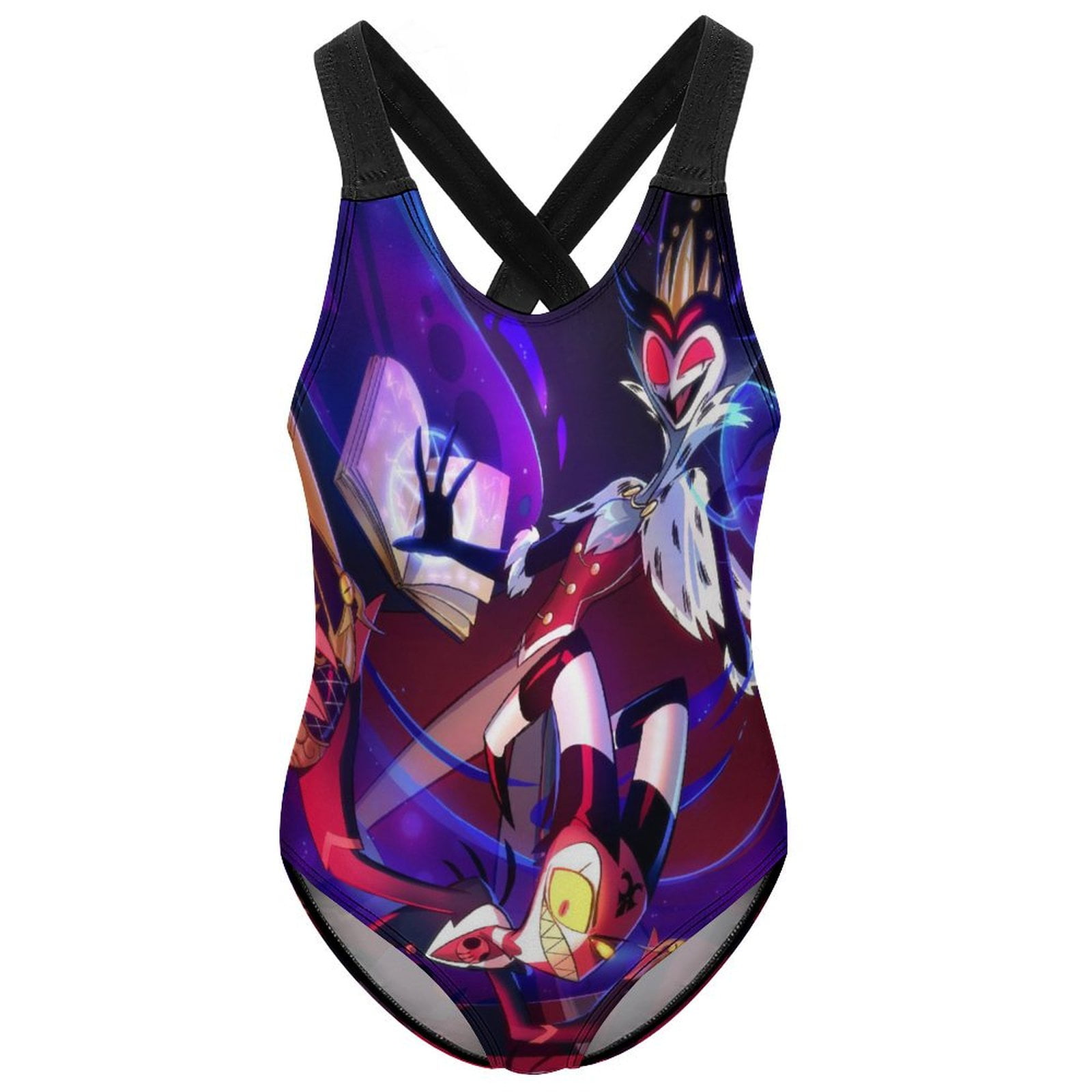 Hazbin Hotel Helluva Boss One Piece Swimsuits For Girls Quick Dry ...