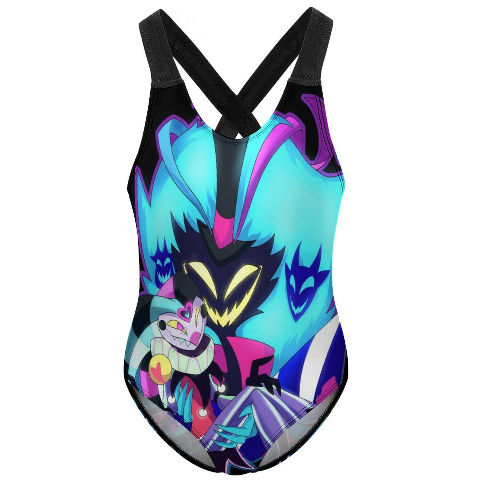 Hazbin Hotel Helluva Boss One Piece Swimsuits For Girls Quick Dry ...