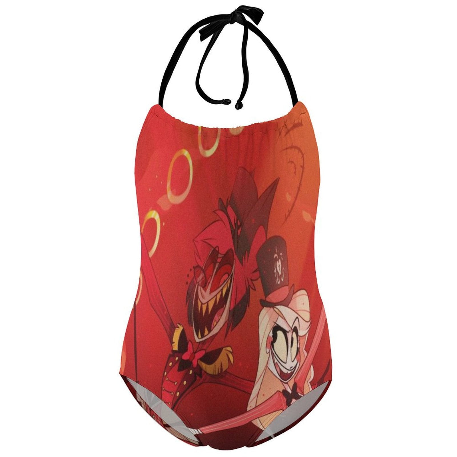 Hazbin Hotel Helluva Boss One Piece Swimwear Halter Swimsuits For Girls ...
