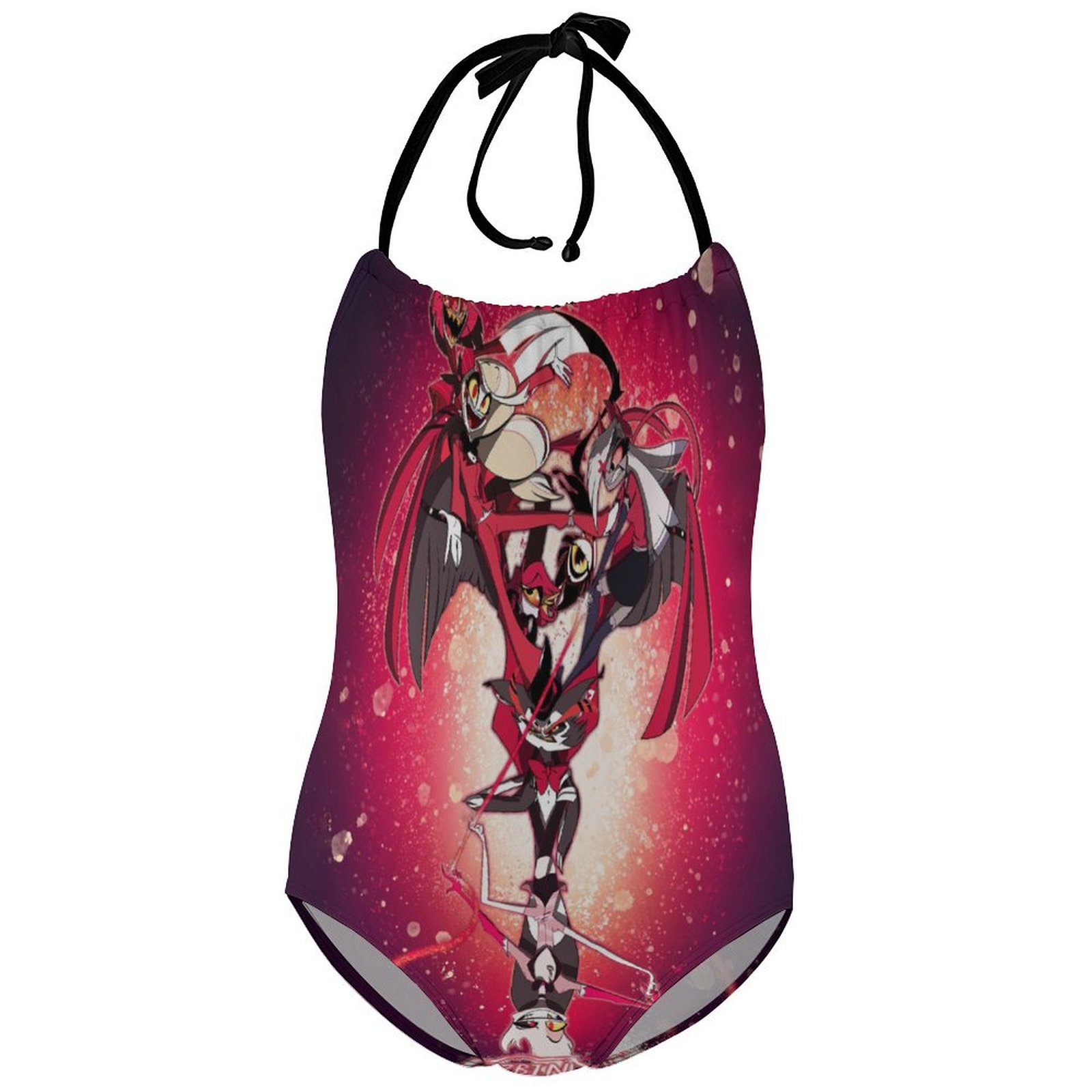 Hazbin Hotel Helluva Boss One Piece Swimwear Halter Swimsuits For Girls ...