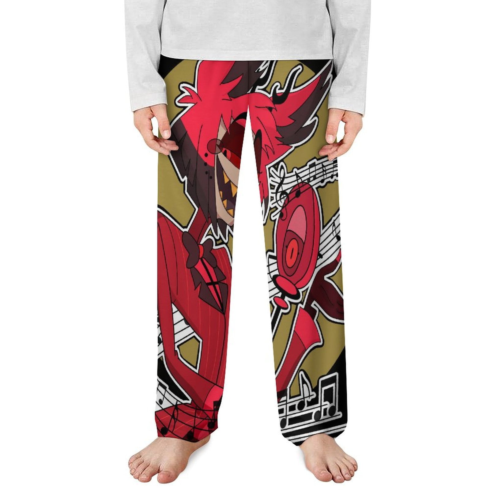 Hazbin Hotel Helluva Boss Pajama Pants Long Sleep Pants Lounge Bottoms ...