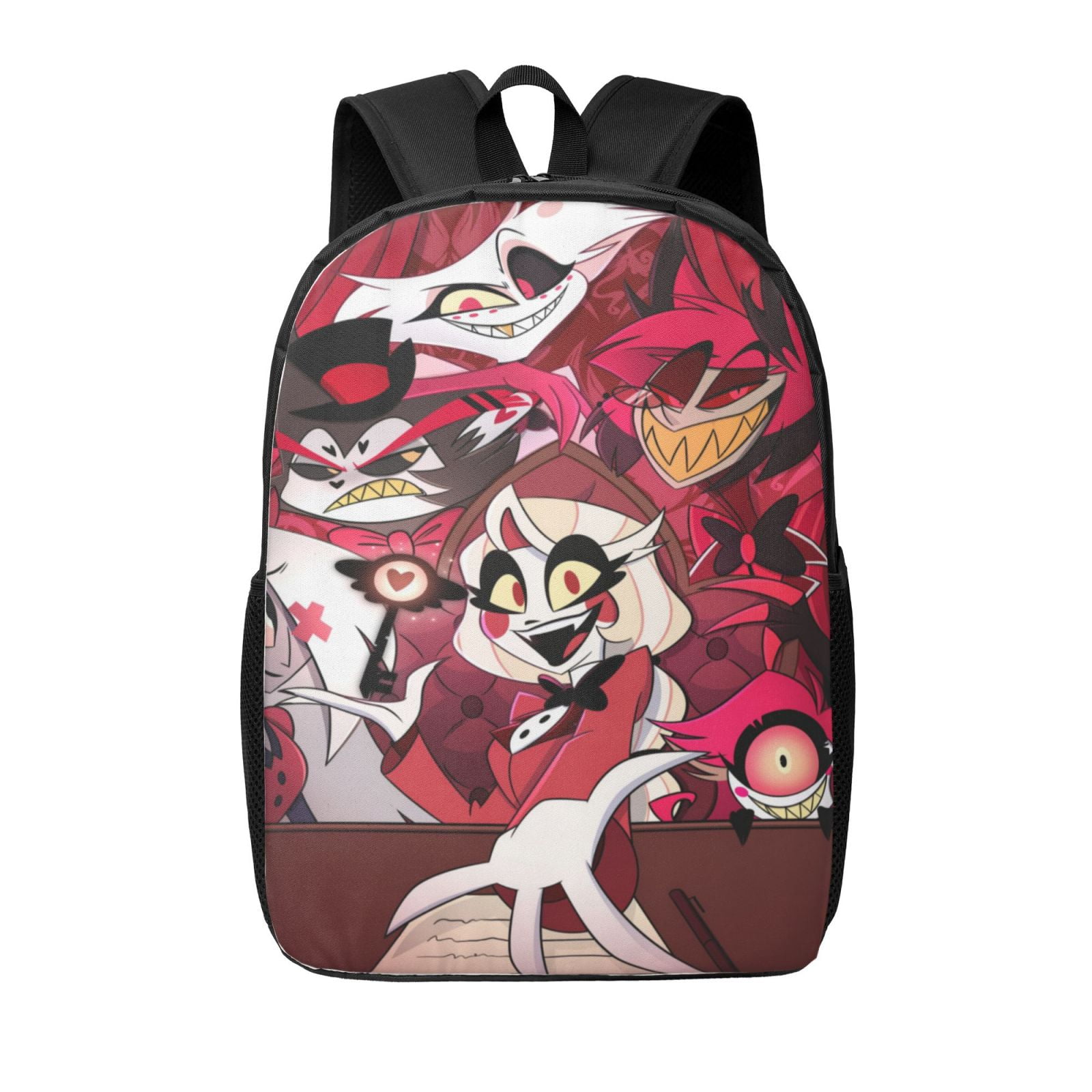 Hazbin Hotel Helluva Boss Backpack Middle Cartoon Daypack Large Capacity Laptop Bags Adult ...