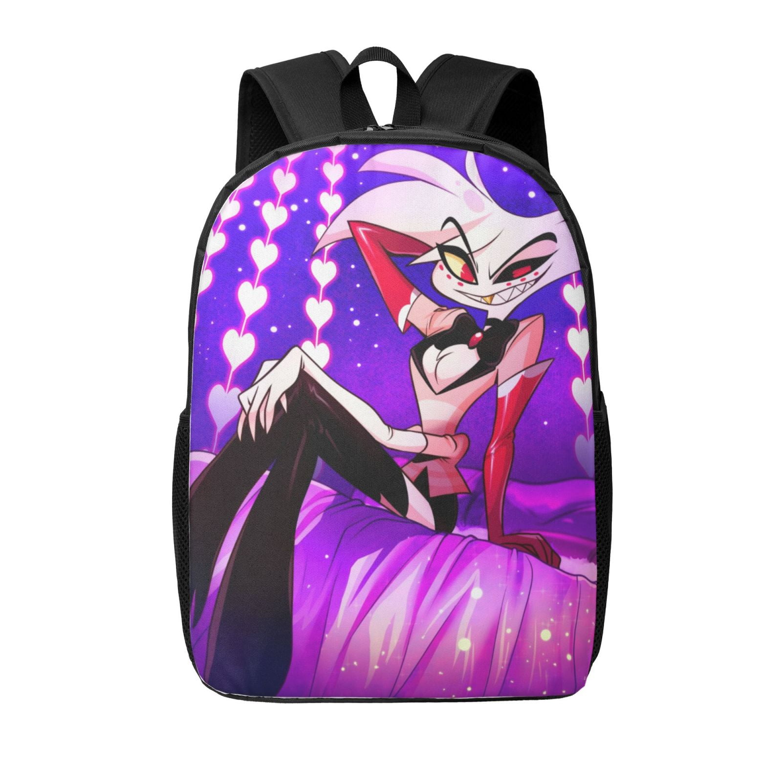 Hazbin Hotel Helluva Boss Backpack Middle Bag Cartoon Daypack Large Capacity Laptop Bags for ...