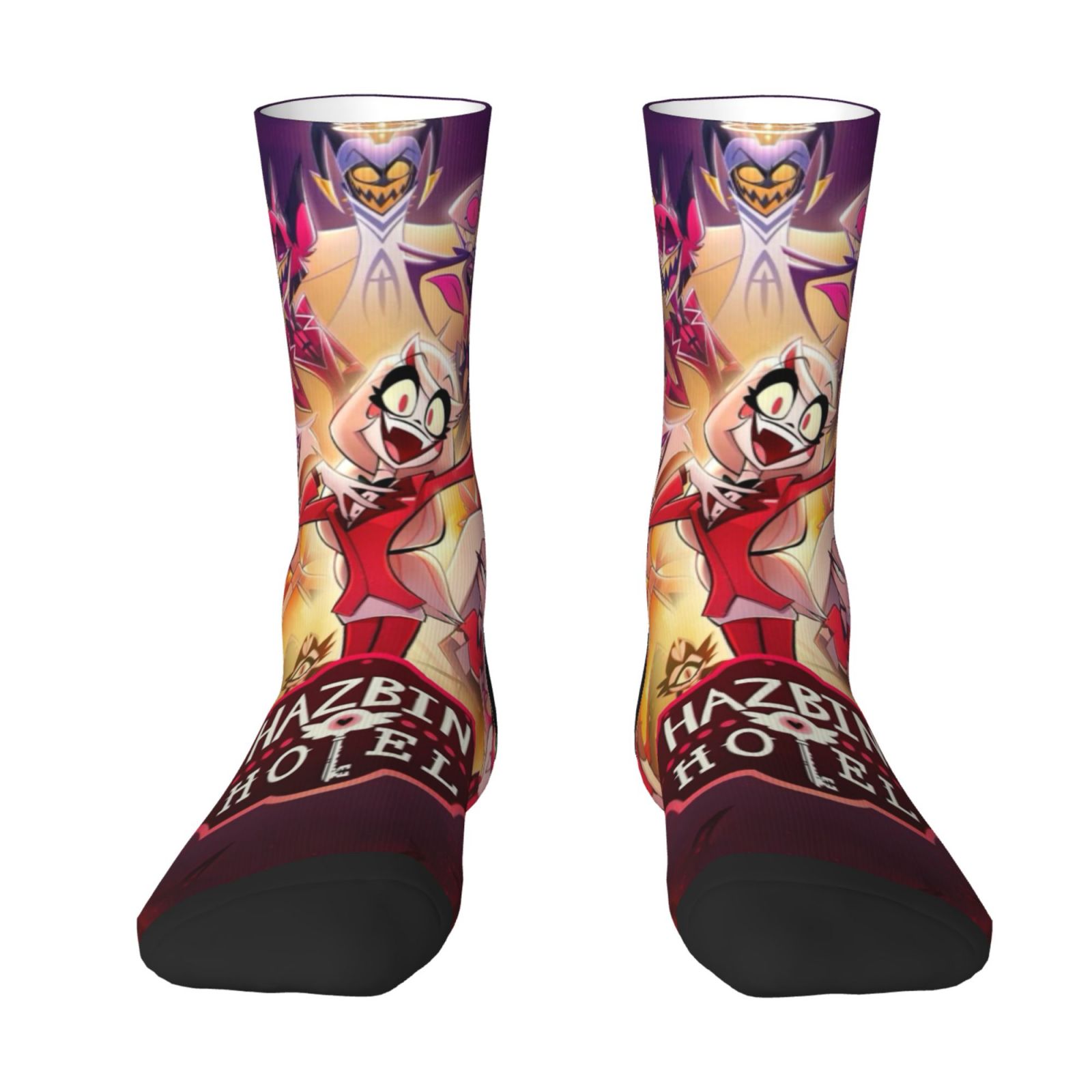 Hazbin Hotel Helluva Boss Socks for Men Women Boys Girls, Cartoon Long ...