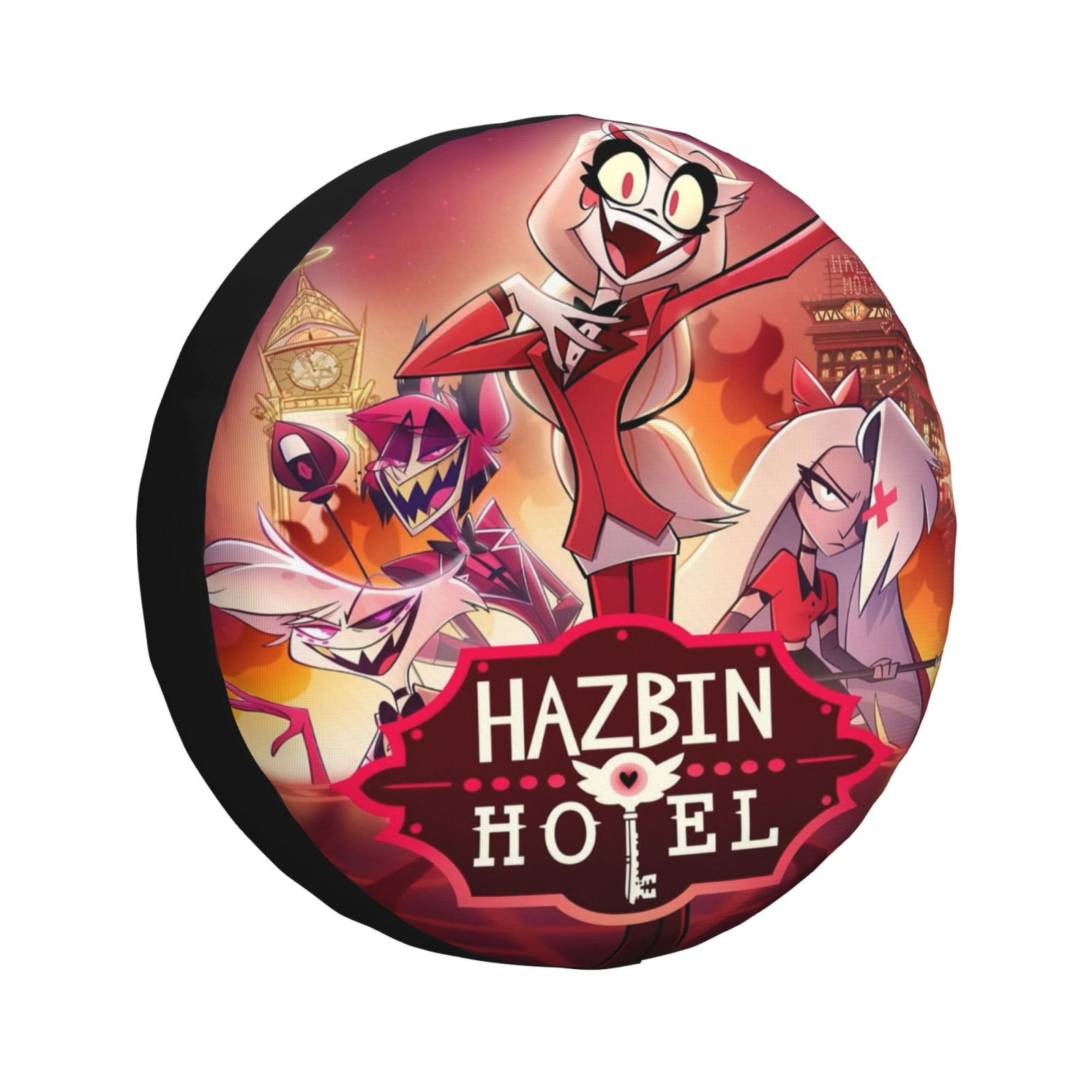 Hazbin Hotel Helluva Boss Tire Cover Weatherproof Universal Wheel ...