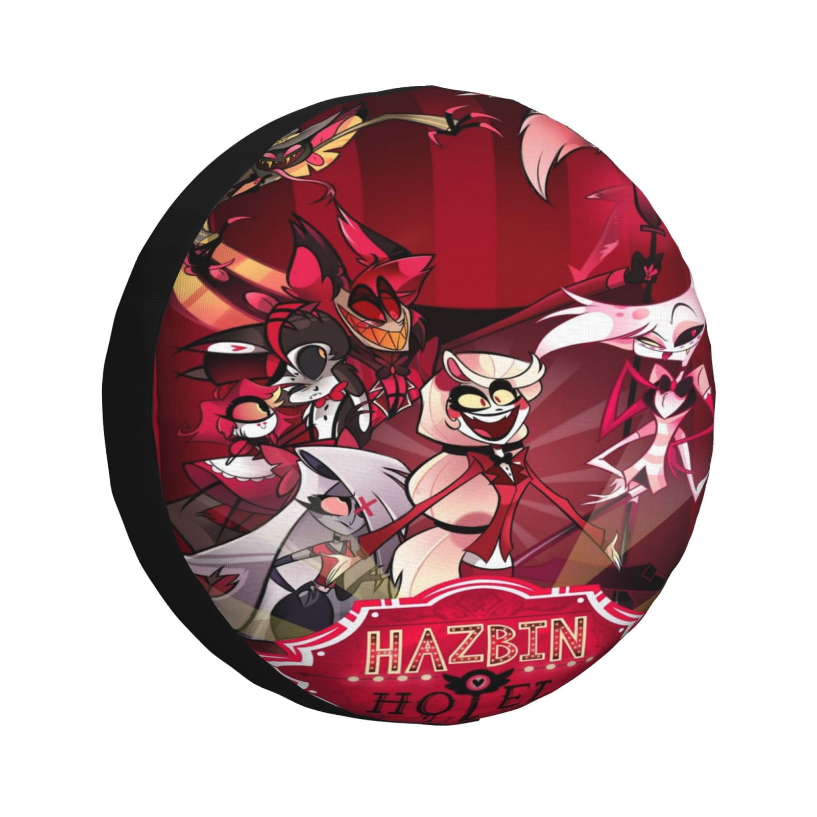 Hazbin Hotel Helluva Boss Tire Cover Weatherproof Universal Wheel ...