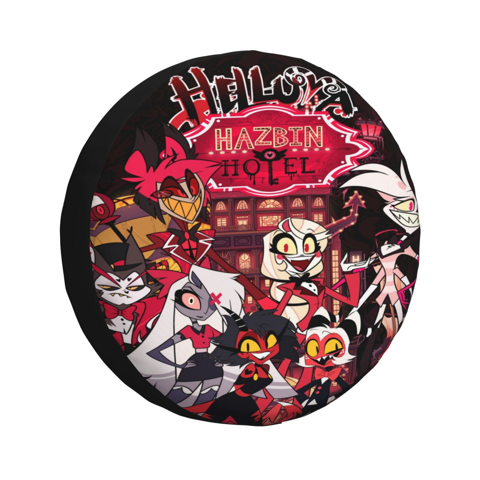 Hazbin Hotel Helluva Boss Tire Cover Weatherproof Universal Wheel ...