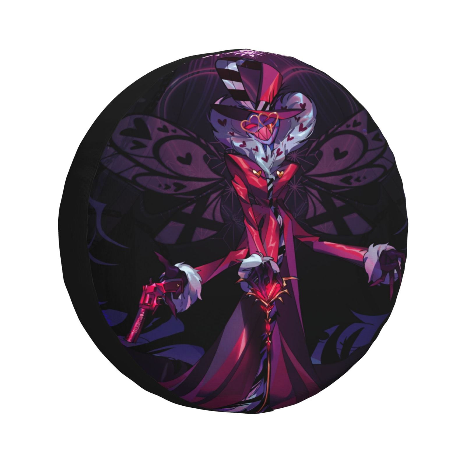 Hazbin Hotel Helluva Boss Tire Cover Weatherproof Universal Wheel ...