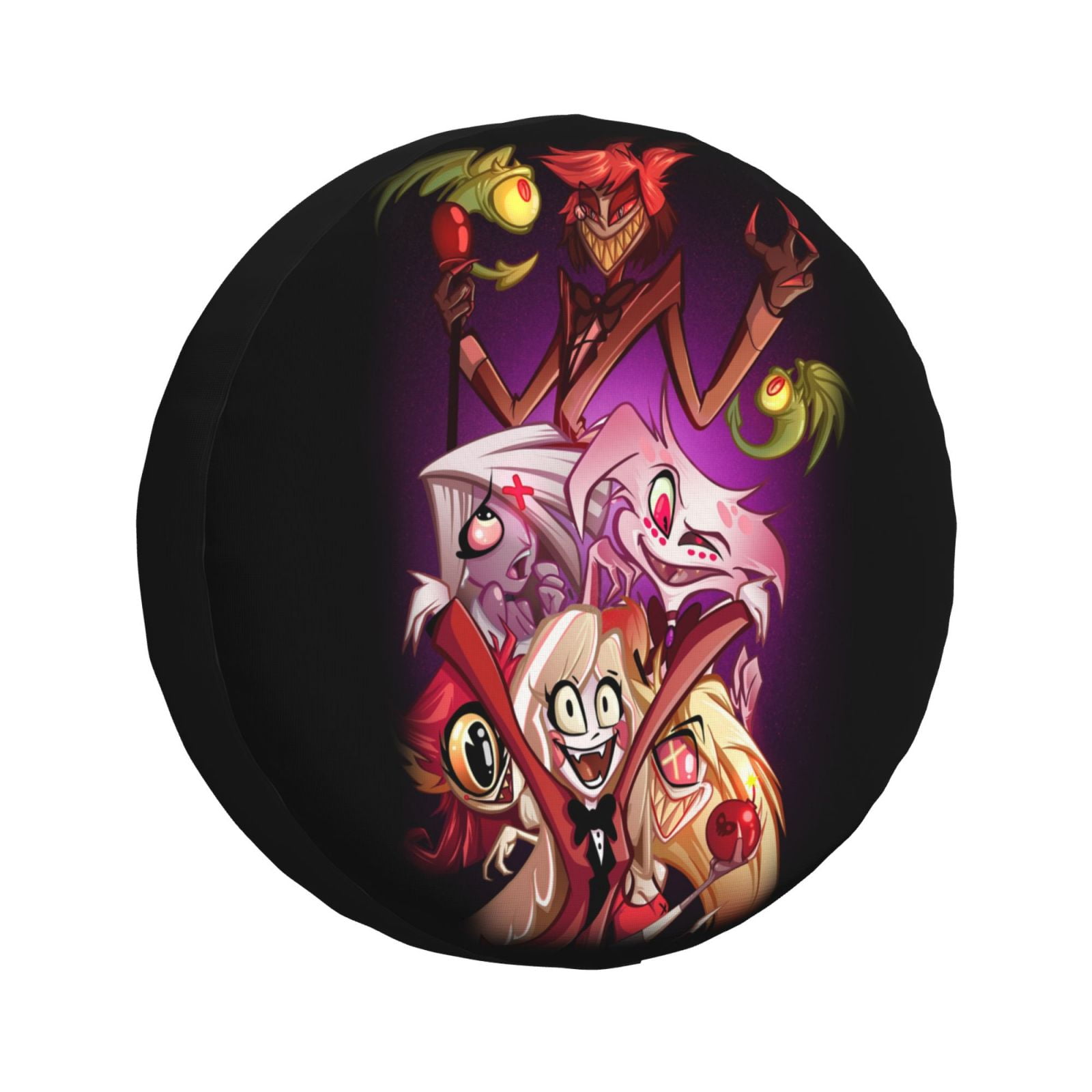 Hazbin Hotel Helluva Boss Tire Cover Weatherproof Universal Wheel ...