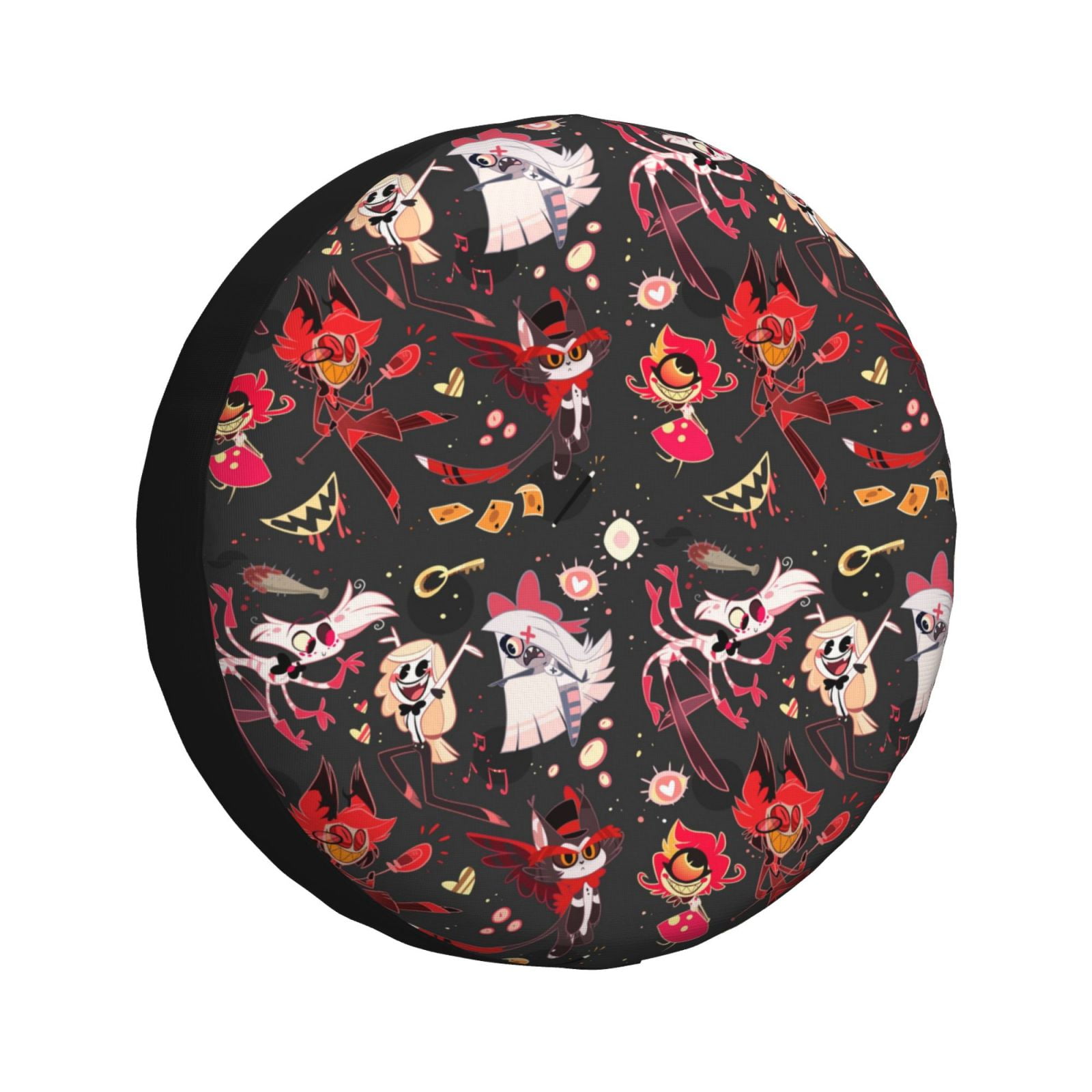 Hazbin Hotel Helluva Boss Tire Cover Weatherproof Universal Wheel ...