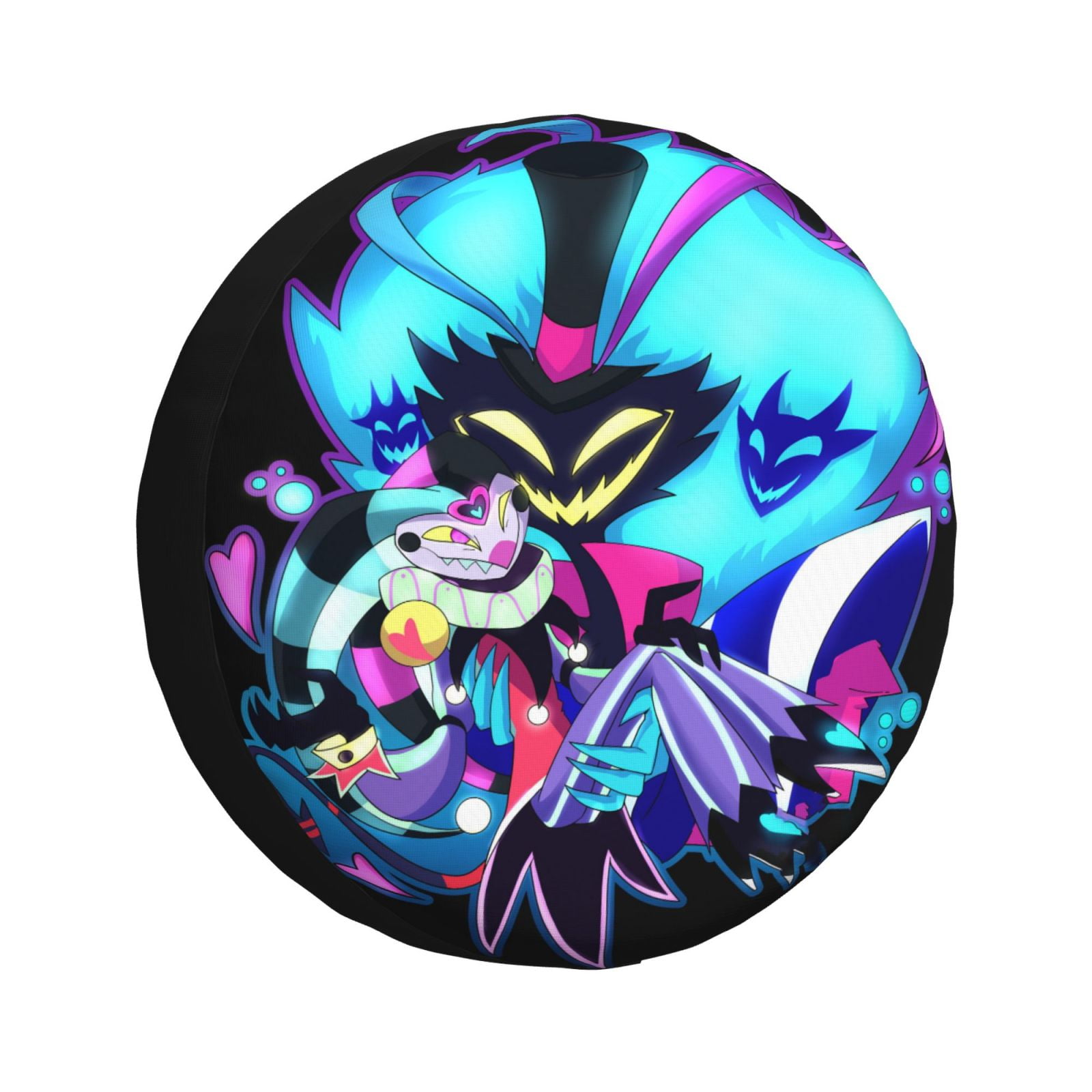 Hazbin Hotel Helluva Boss Tire Cover Weatherproof Universal Wheel ...
