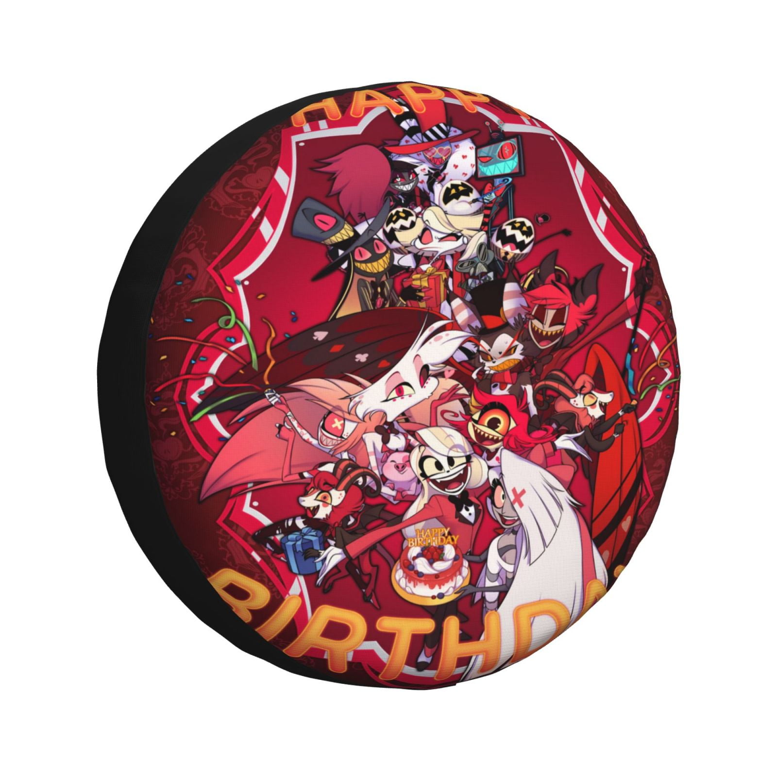 Hazbin Hotel Helluva Boss Tire Cover Weatherproof Universal Wheel ...