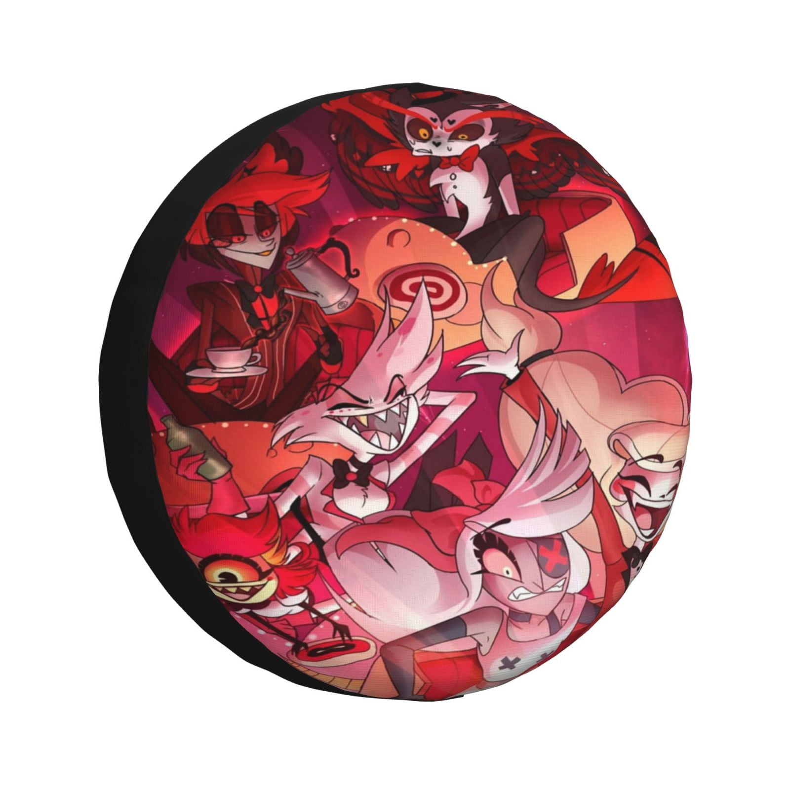Hazbin Hotel Helluva Boss Tire Cover Weatherproof Universal Wheel ...