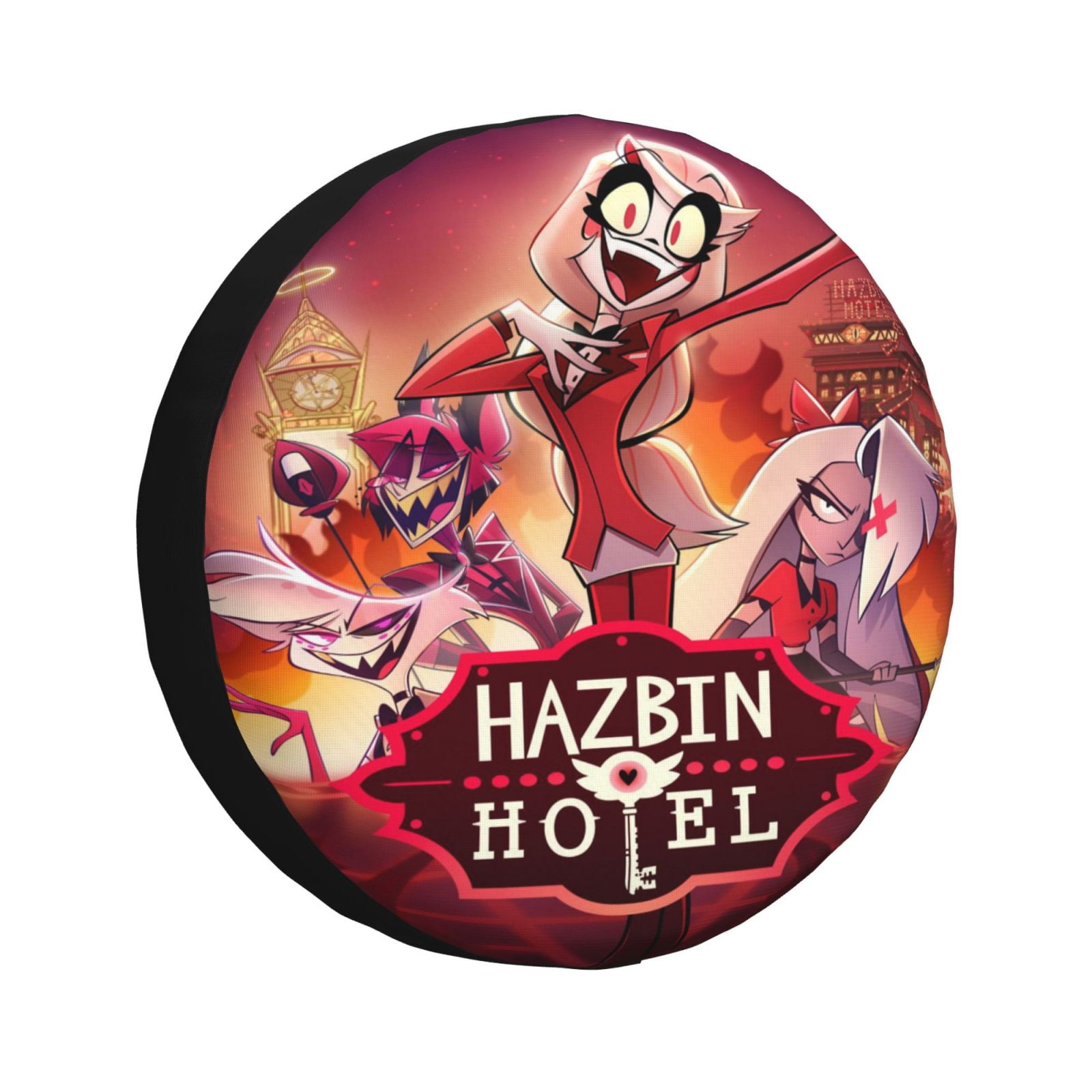 Hazbin Hotel Helluva Boss Tire Cover Weatherproof Universal Wheel ...