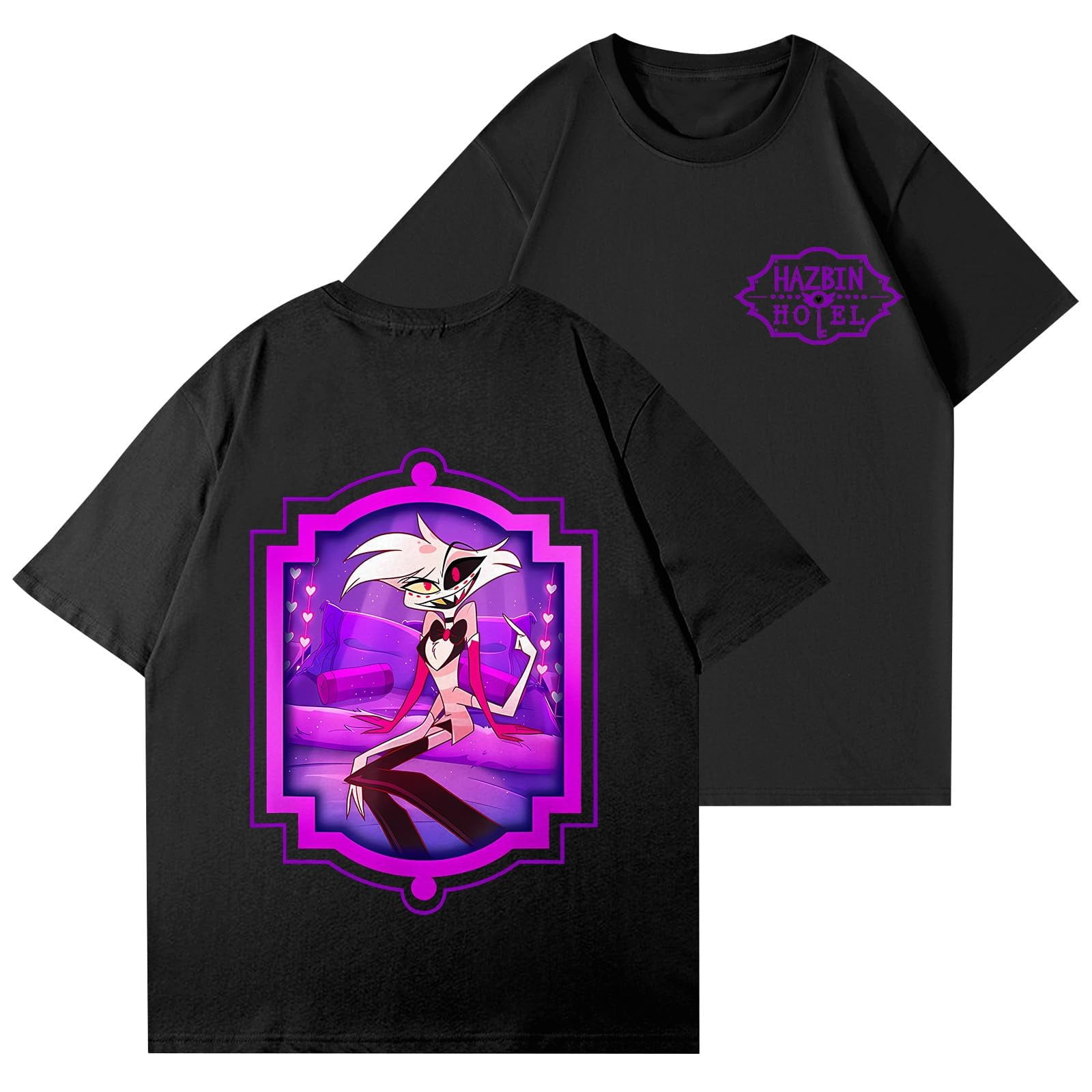 Hazbin Hotel Long Sleeve Hotel hazbin Shirts for Women Round Neck hazbin Hotel Merch Cosplay ...