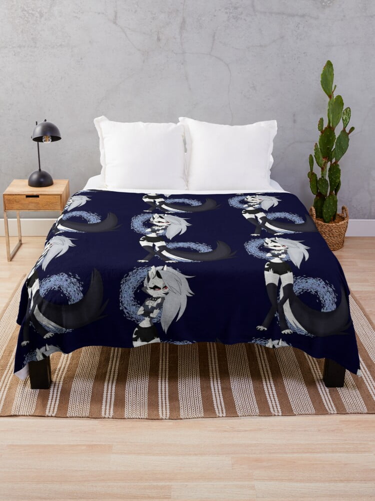 Hazbin Hotel Loona from Helluva Boss Throw Blanket Sofa Throw Blanket ...