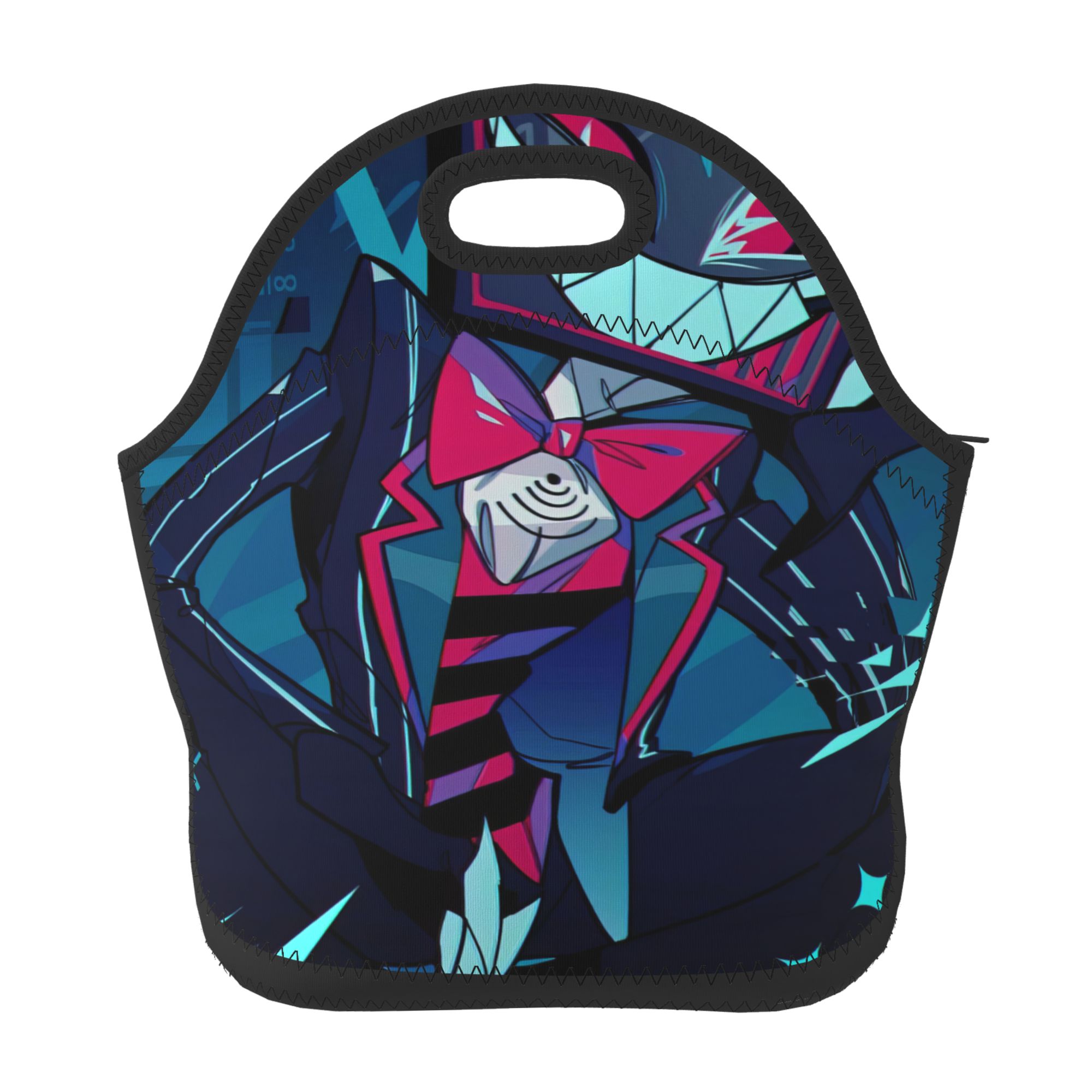 Hazbin Hotel Lunch Bag Lunch Box Insulated Neoprene Leakproof Insulated ...