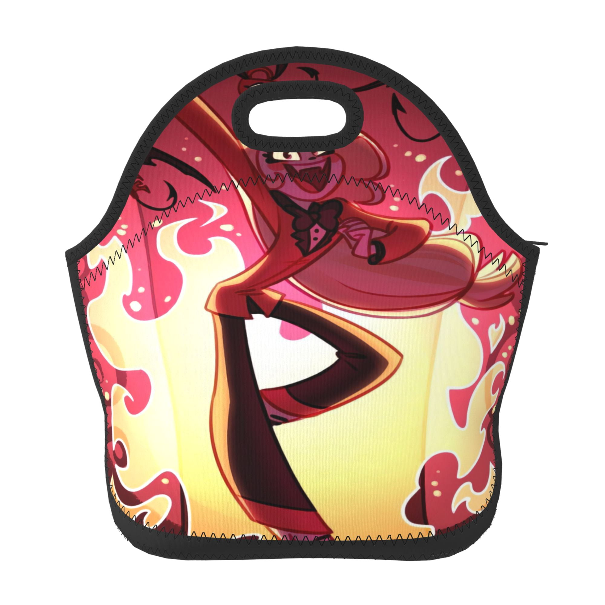 Hazbin Hotel Lunch Bag Lunch Box Insulated Neoprene Leakproof Insulated ...