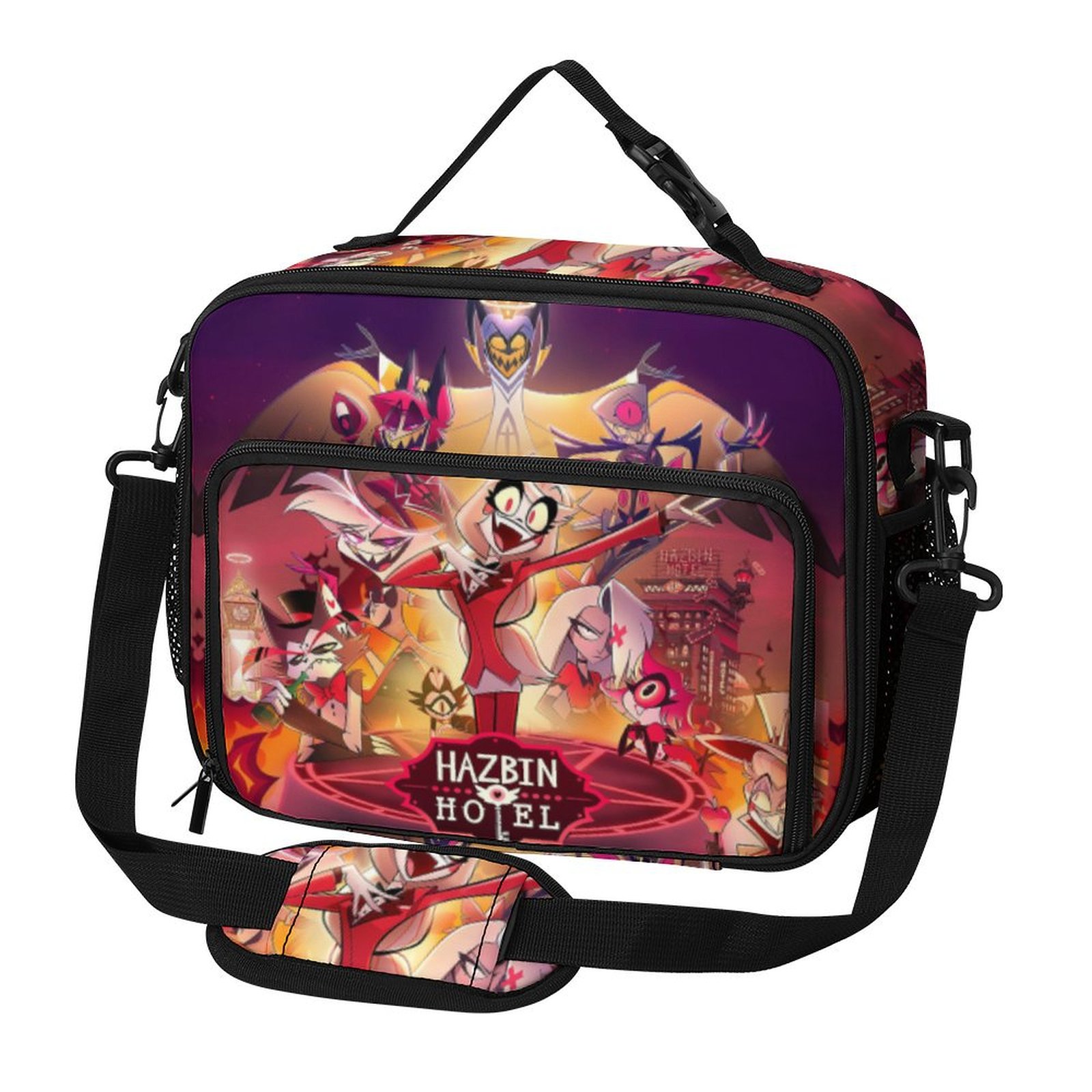 Hazbin Hotel Lunch Bag Insulated, Lunch Box Bag, Reusable Lunch Tote ...