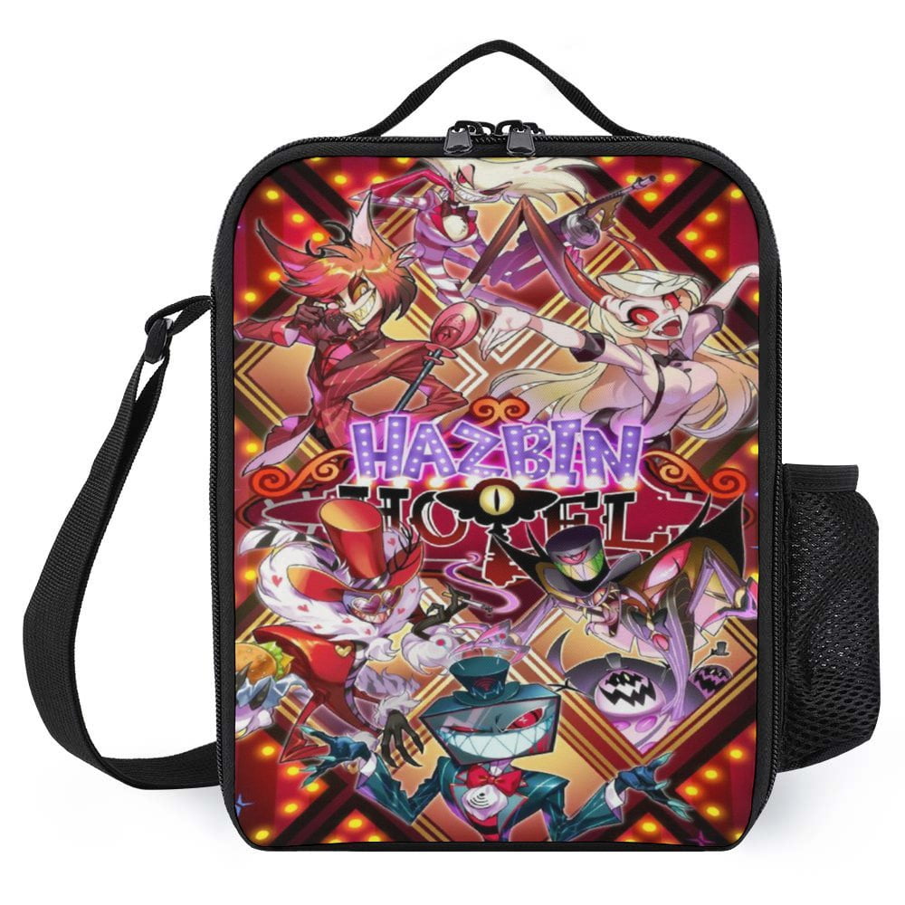 Hazbin Hotel Lunch Bag, Insulated Lunch Box Large Capacity Reusable ...