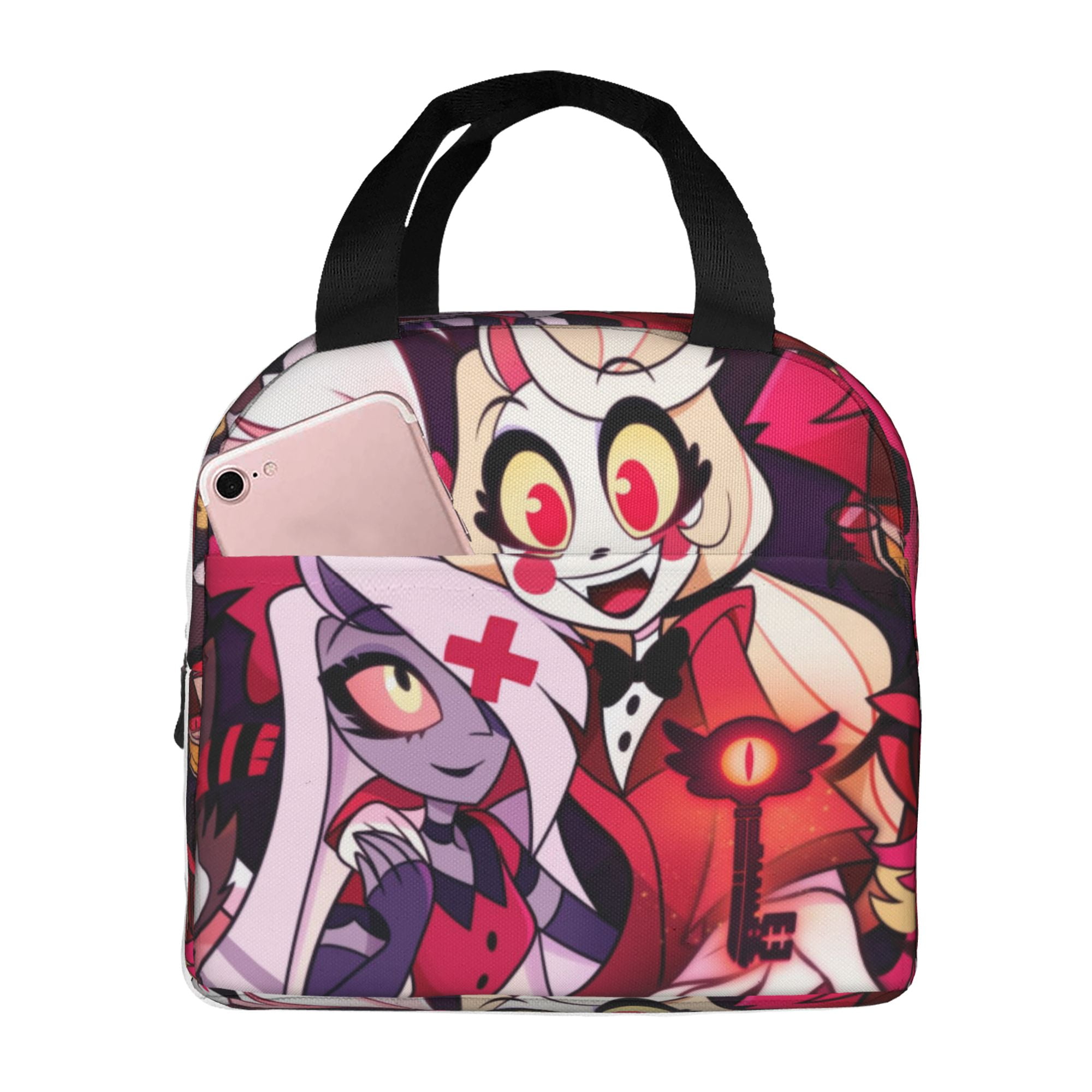 Hazbin Hotel Lunch Bag Lunch Bag Tote Bag Insulated Lunch Box Picnic ...