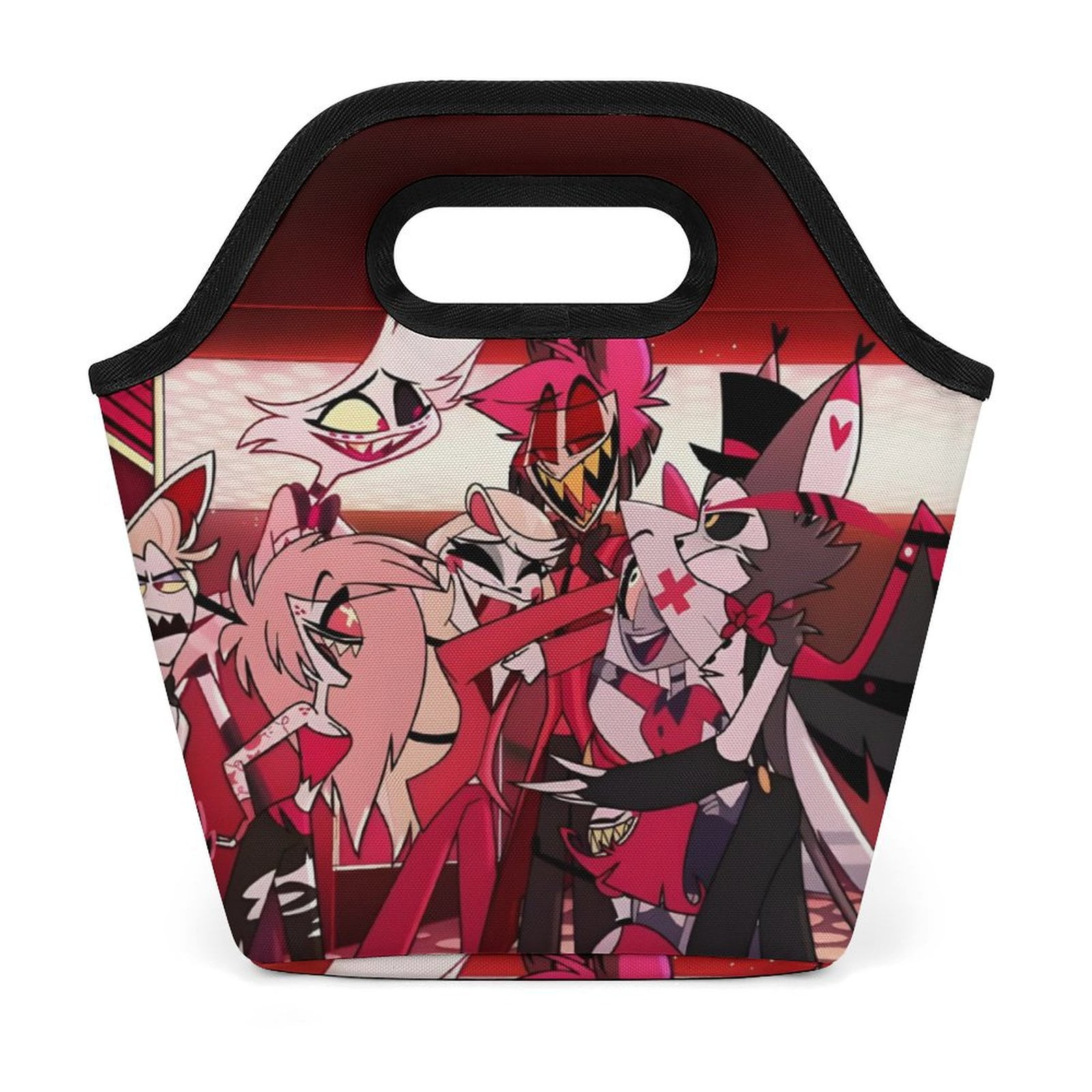 Hazbin Hotel Lunch Bag, Lunch Box Bag, Reusable Lunch Tote Bag, Lunch ...