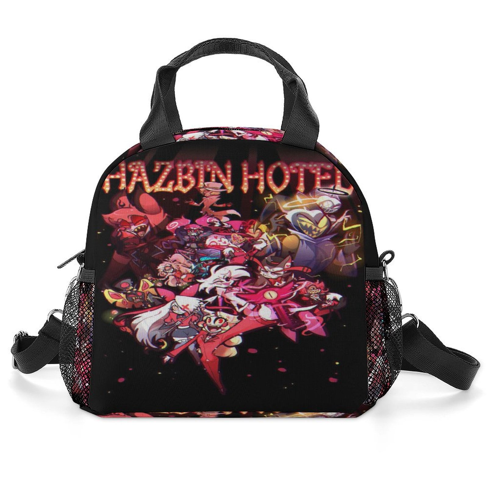 Hazbin Hotel Lunch Bag Portable Lunch Box Insulated Tote Bag for Travel ...