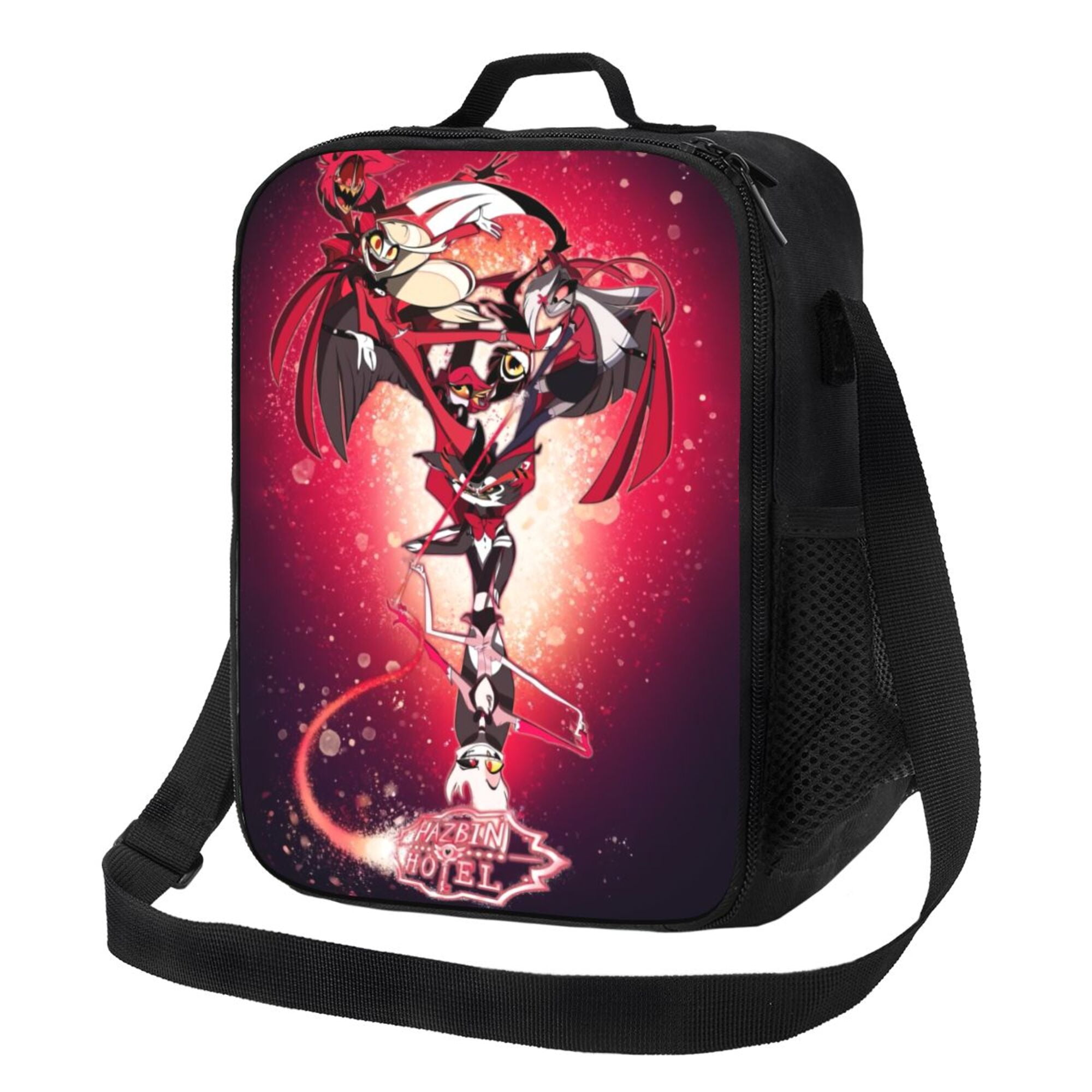 Hazbin Hotel Lunch Box Insulated Shoulder Lunch Bag Leakproof Insulated ...