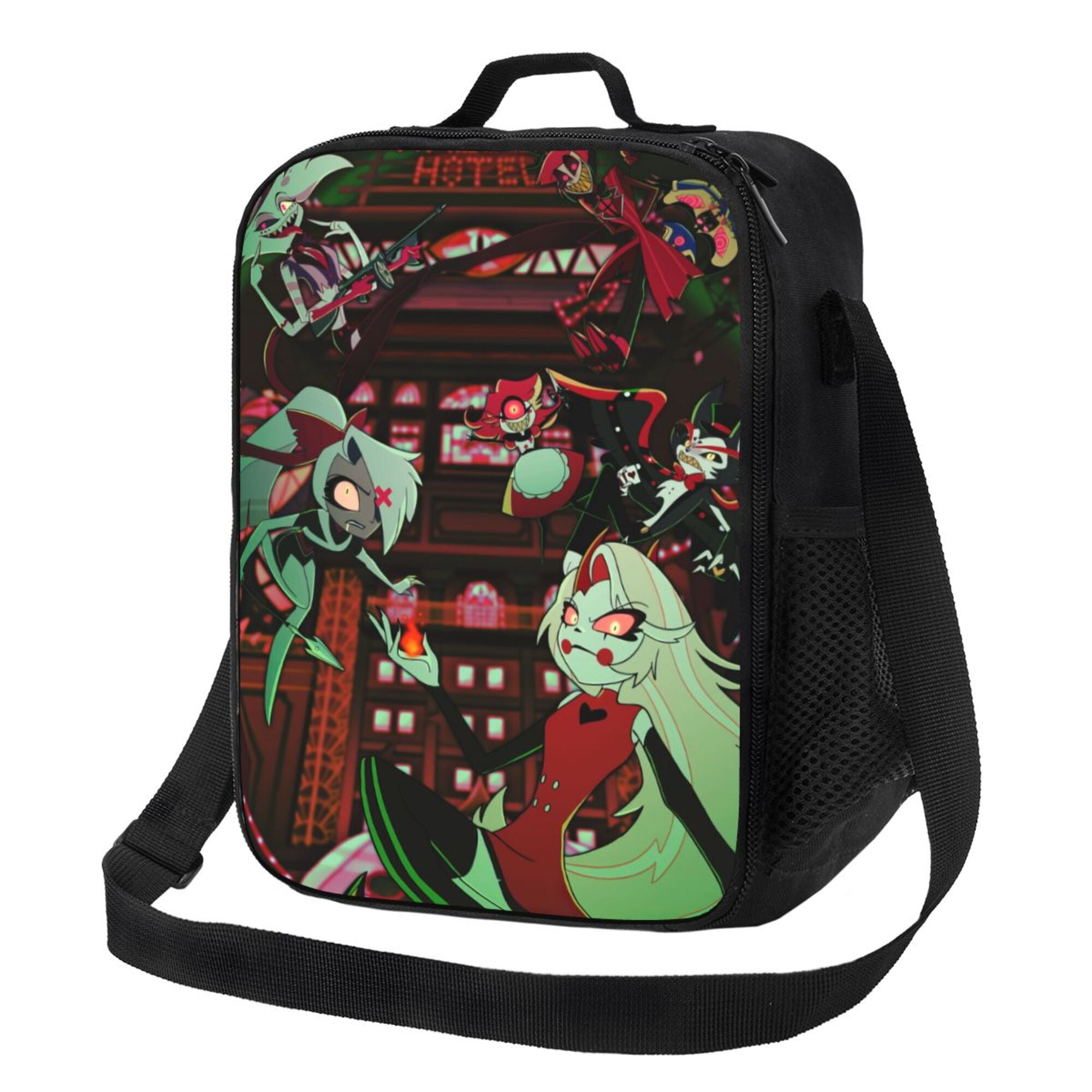 Hazbin Hotel Lunch Box Insulated Shoulder Lunch Bag Leakproof Insulated ...