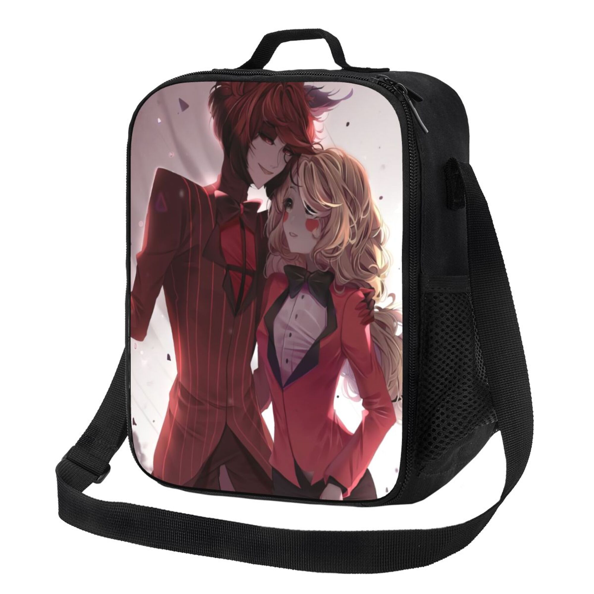 Hazbin Hotel Lunch Box Insulated Shoulder Lunch Bag Leakproof Insulated ...