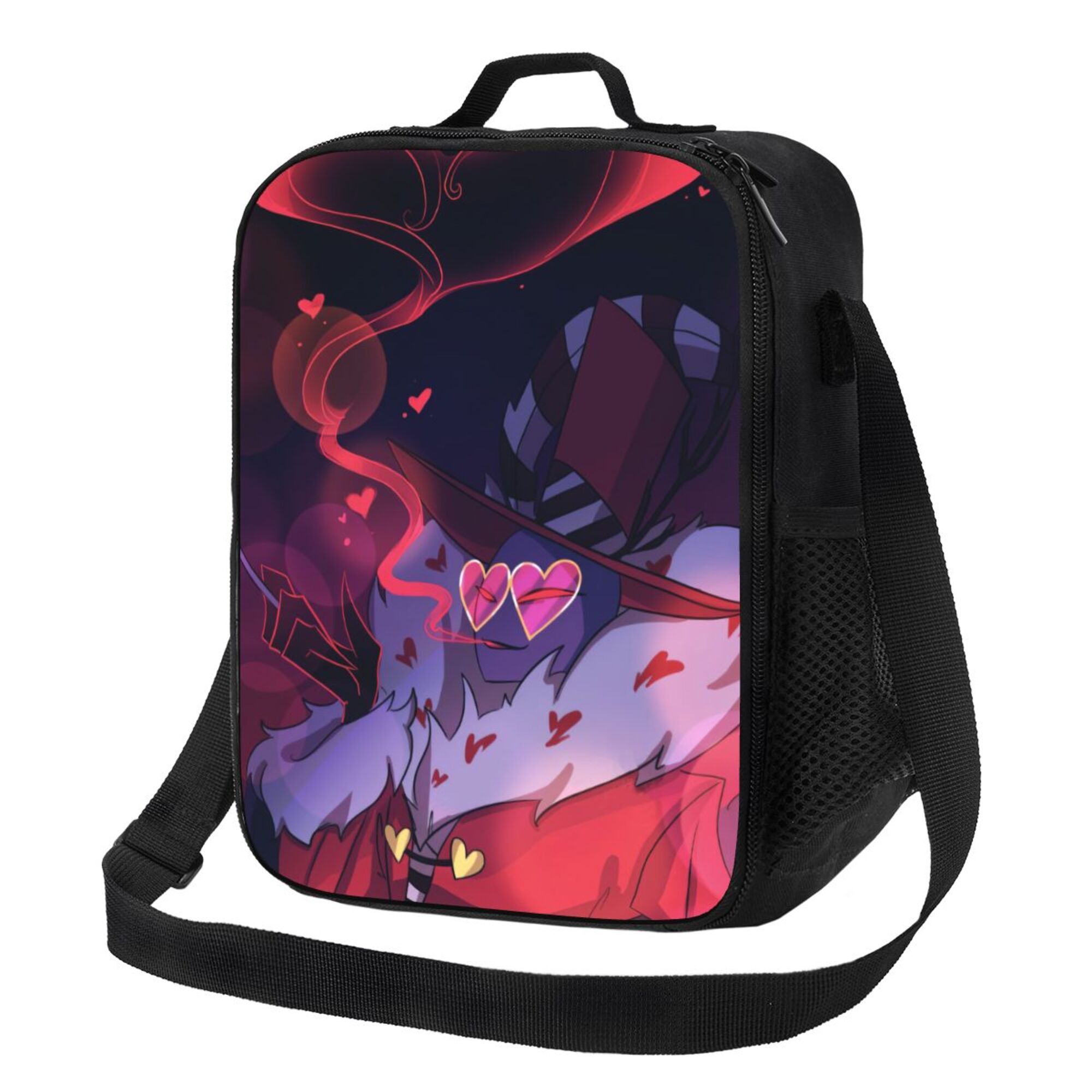 Hazbin Hotel Lunch Box Insulated Shoulder Lunch Bag Leakproof Insulated ...