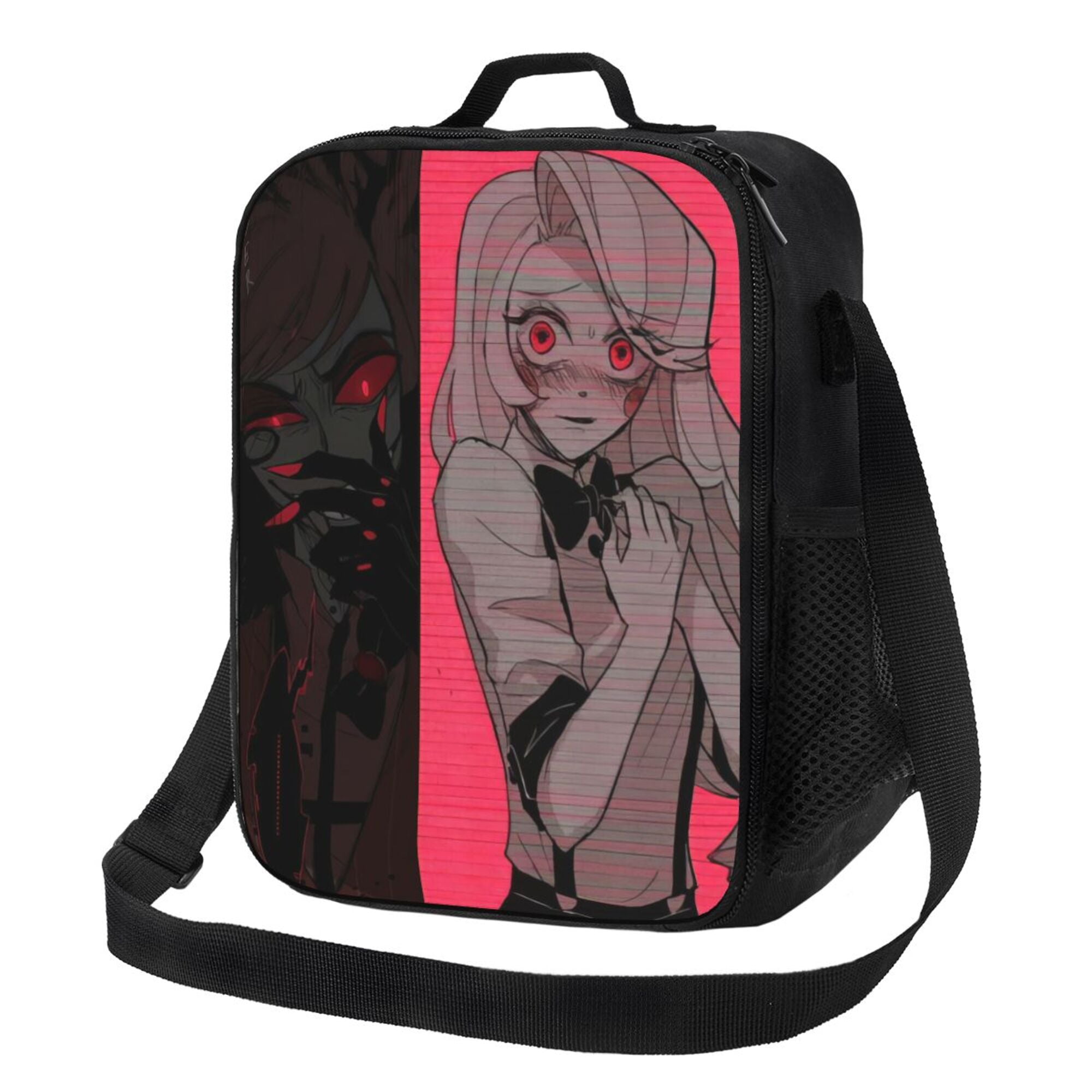 Hazbin Hotel Lunch Box Insulated Shoulder Lunch Bag Leakproof Insulated ...