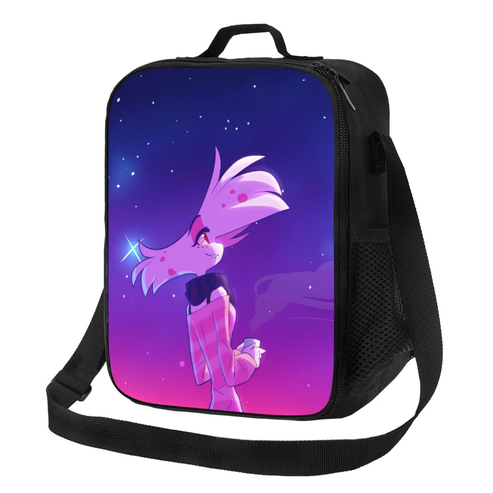 Hazbin Hotel Lunch Box Insulated Shoulder Lunch Bag Leakproof Insulated ...