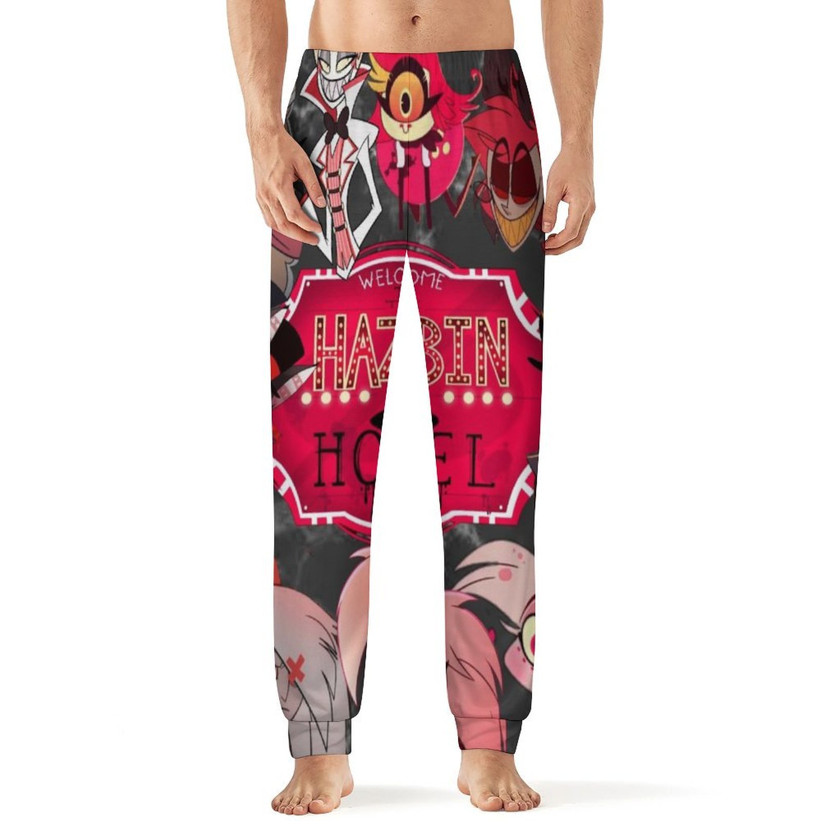 Hazbin Hotel Men's Lightweight Pajama Pants Soft Lounge Sleep Joggers ...
