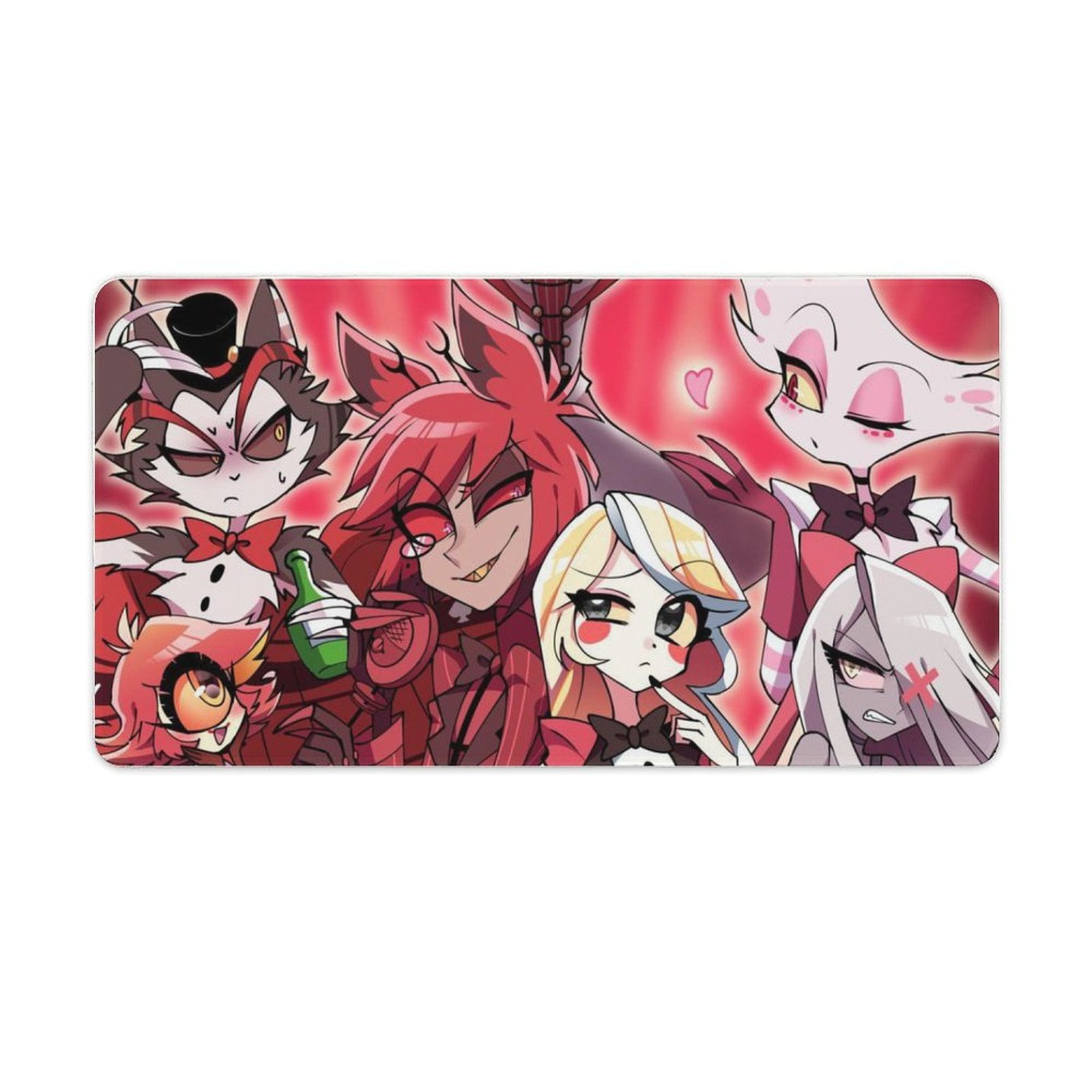 Hazbin Hotel Mouse Pad No-sliped Large Mousepad Extended Gaming Desk ...