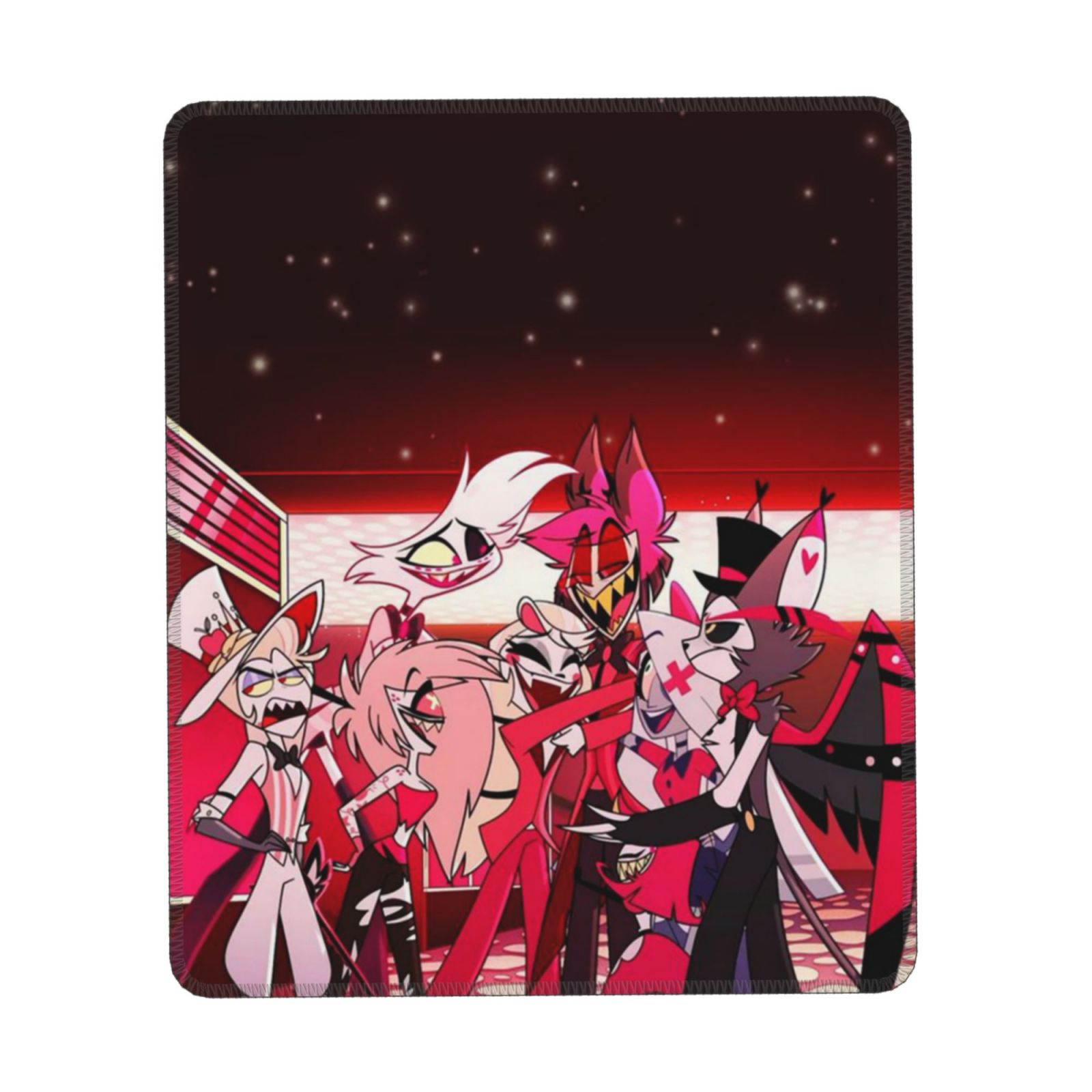 Hazbin Hotel Mouse Pad Non-Slip Rubber Desktop Mousepads 7 X 8.6 In ...