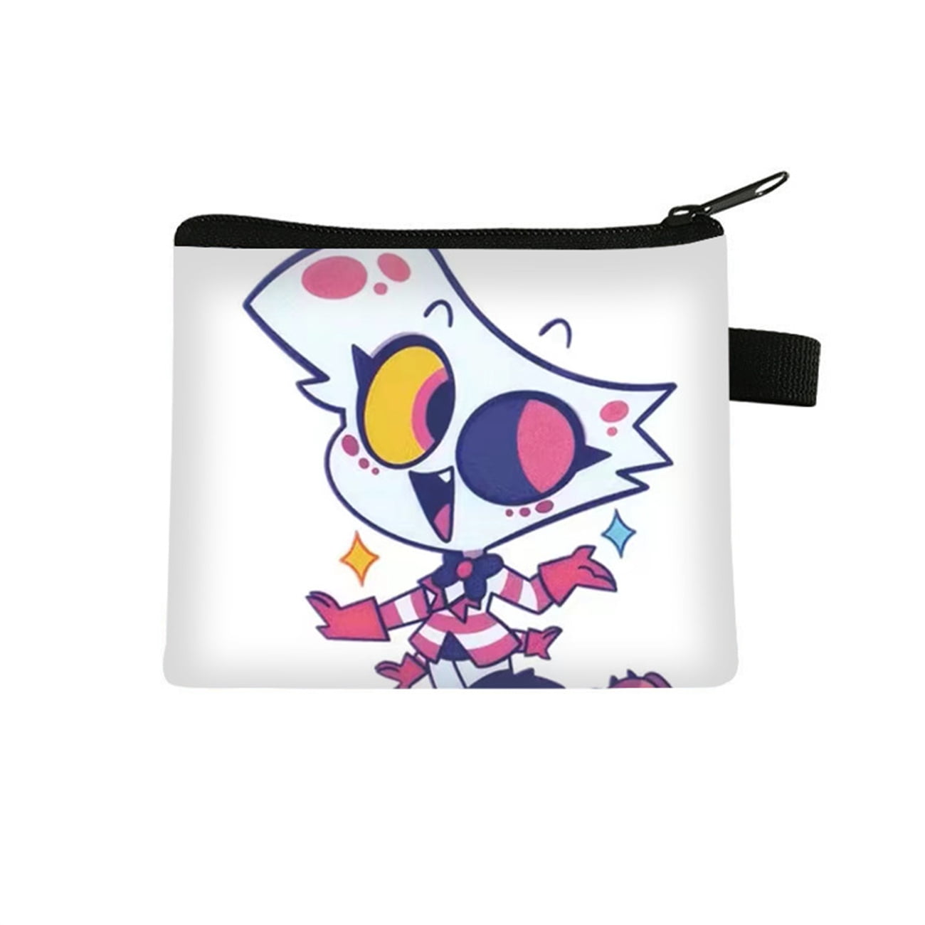 Hazbin Hotel Pattern Zipper Coin Purse Portable Cartoon Coin Purses ...
