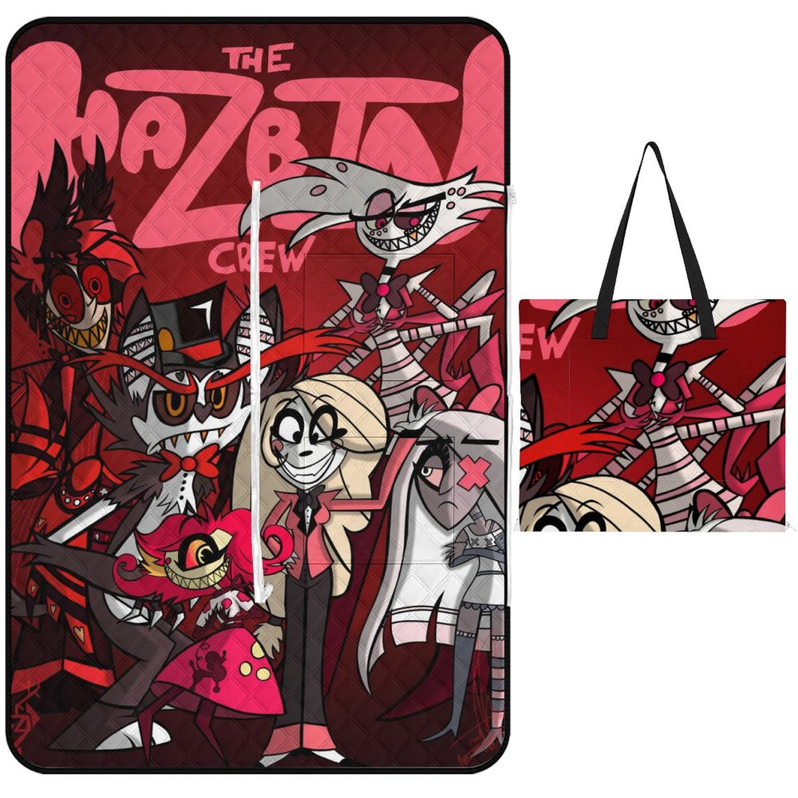 Hazbin Hotel Picnic Blankets Beach Blanket, 60''x40'' Large Sandproof ...