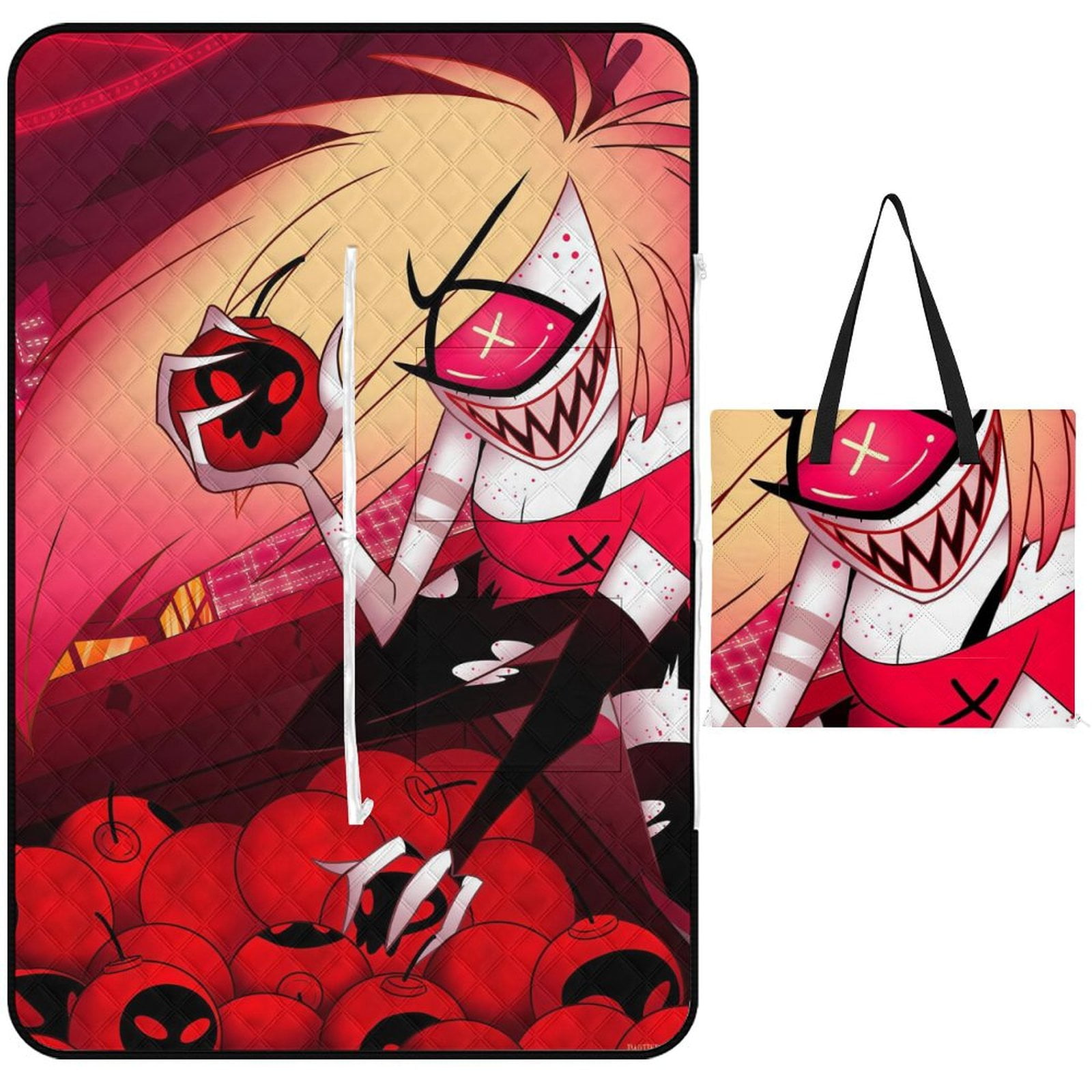 Hazbin Hotel Picnic Blankets Beach Blanket, 60''x40'' Large Sandproof ...