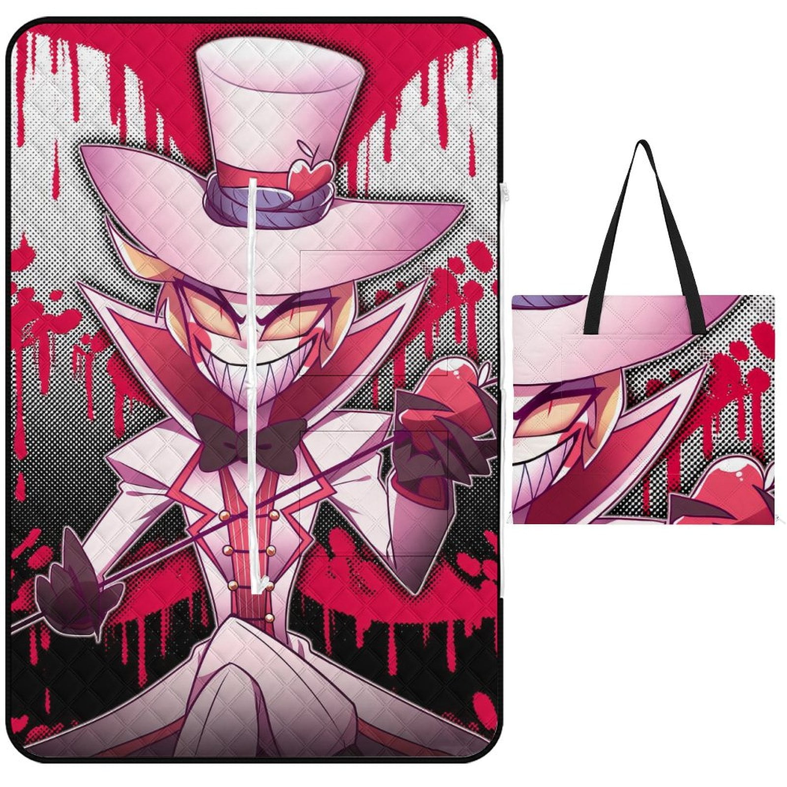 Hazbin Hotel Picnic Blankets Beach Blanket, 60''x40'' Large Sandproof ...