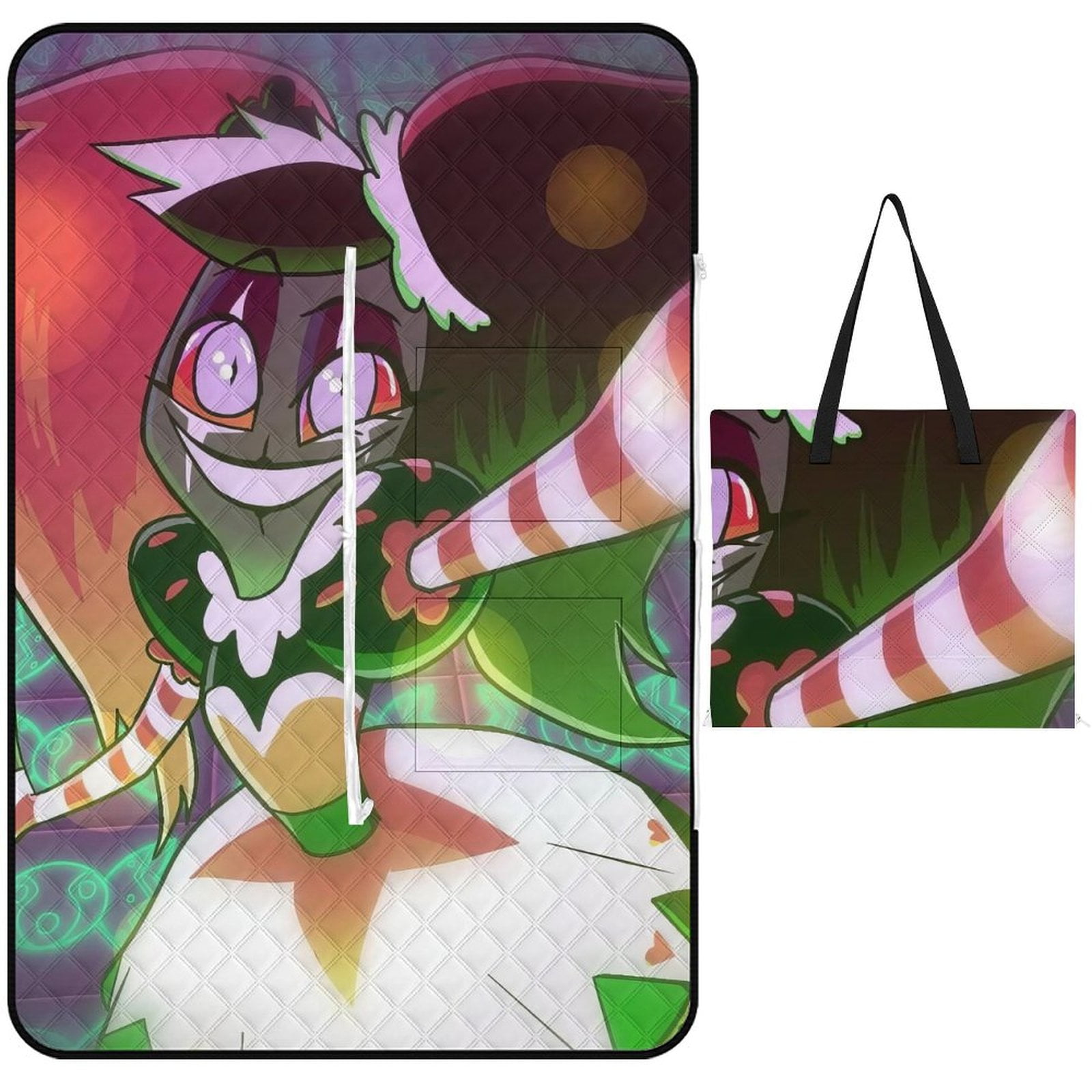 Hazbin Hotel Picnic Blankets Beach Blanket, 60''x40'' Large Sandproof ...