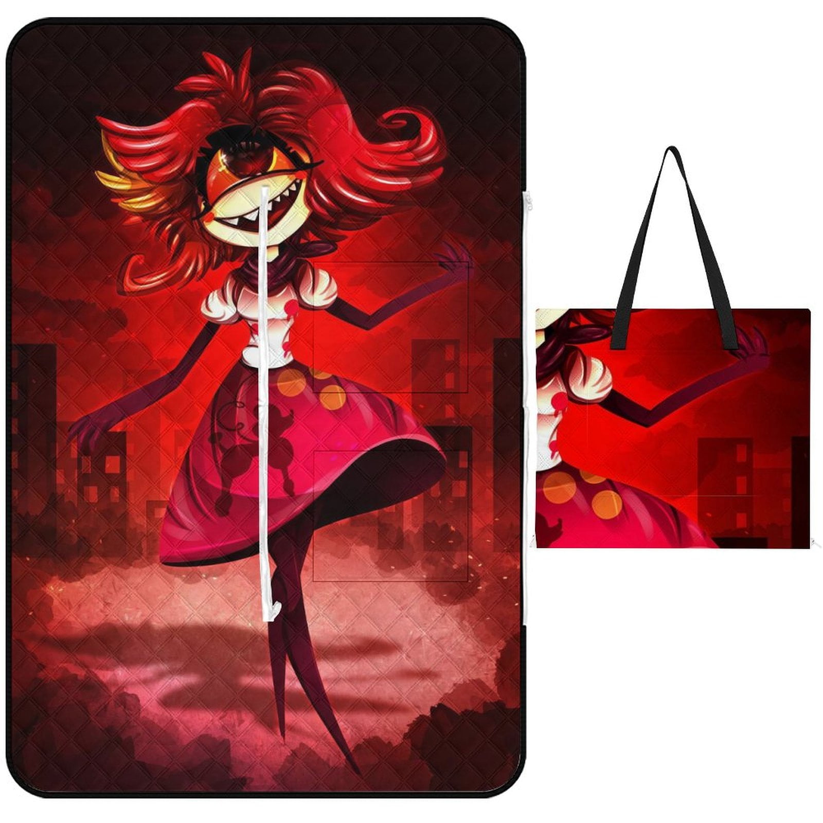 Hazbin Hotel Picnic Blankets Beach Blanket, 60''x40'' Large Sandproof ...