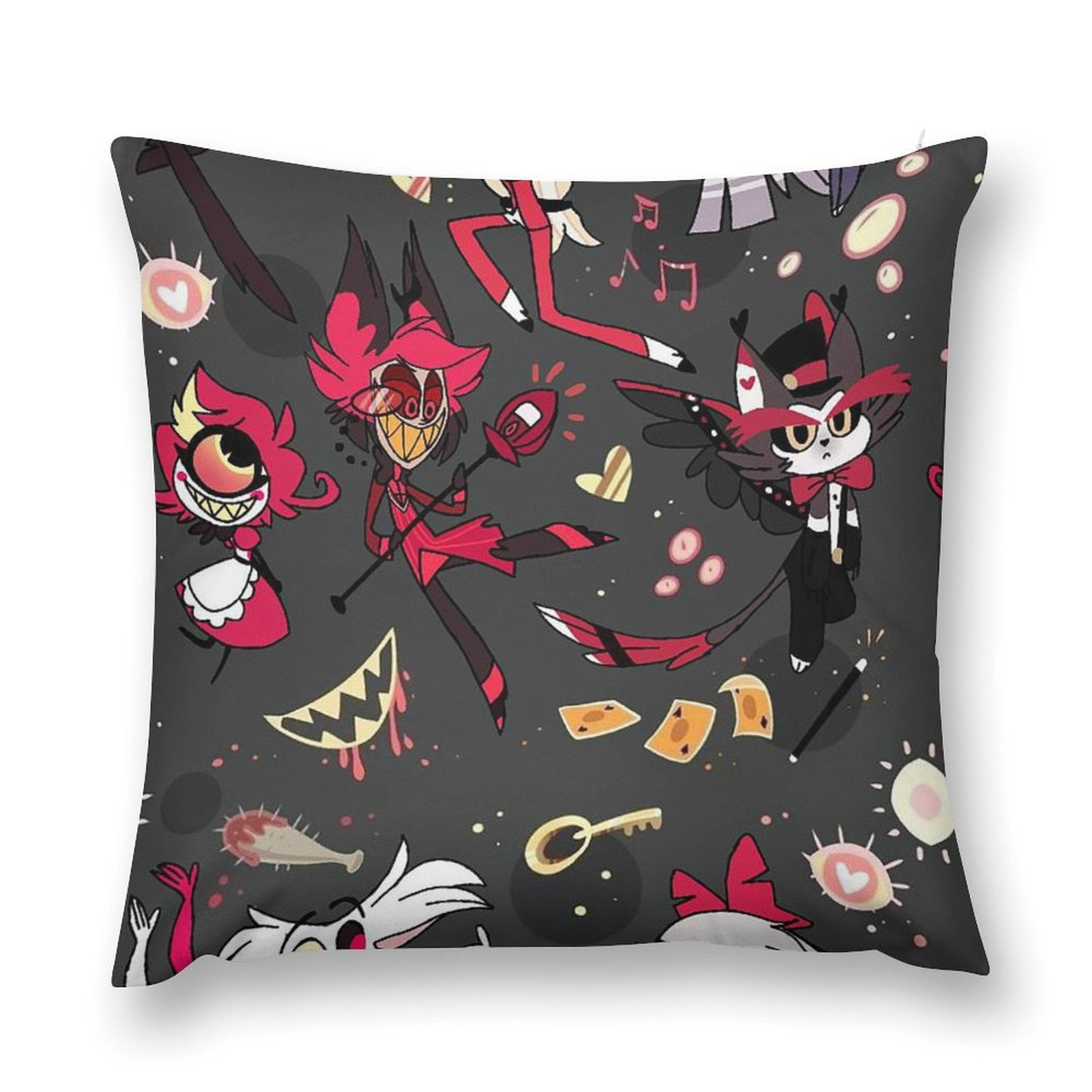 Hazbin Hotel Pillowcase Halloween Decor Indoor Hazbin Hotel Merch ...