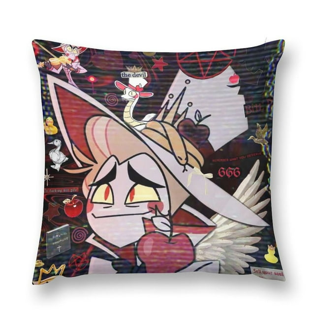 Hazbin Hotel Pillowcase Halloween Decor Indoor Hazbin Hotel Merch ...