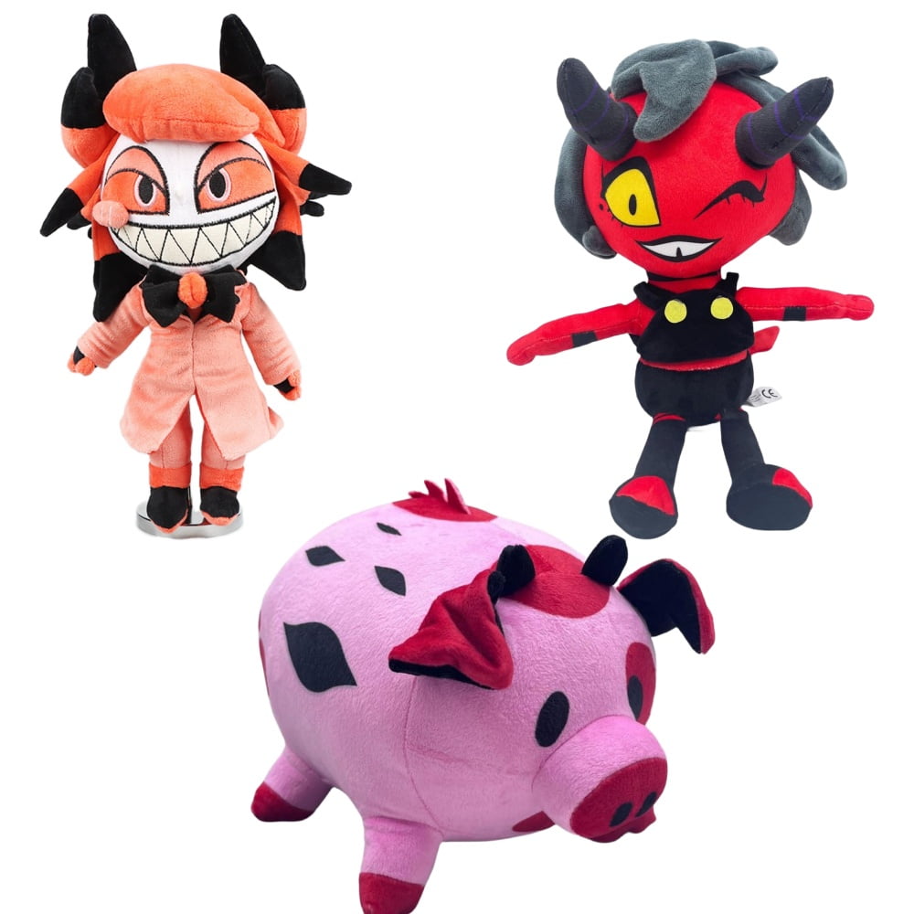 Hazbin Hotel Plush Alastor Toy Doll Fizzarolli Plush Kids Figure ...