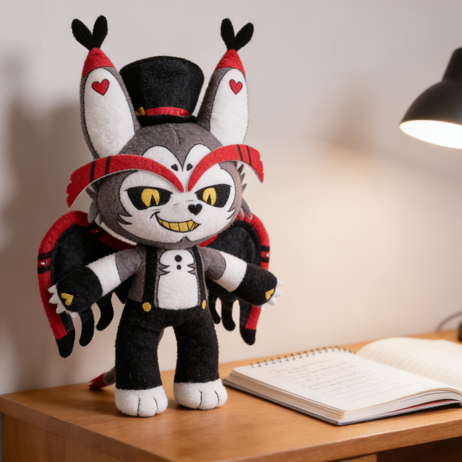 Hazbin Hotel Plush Husk, Cool Hazbin Hotel Character Doll, Soft ...