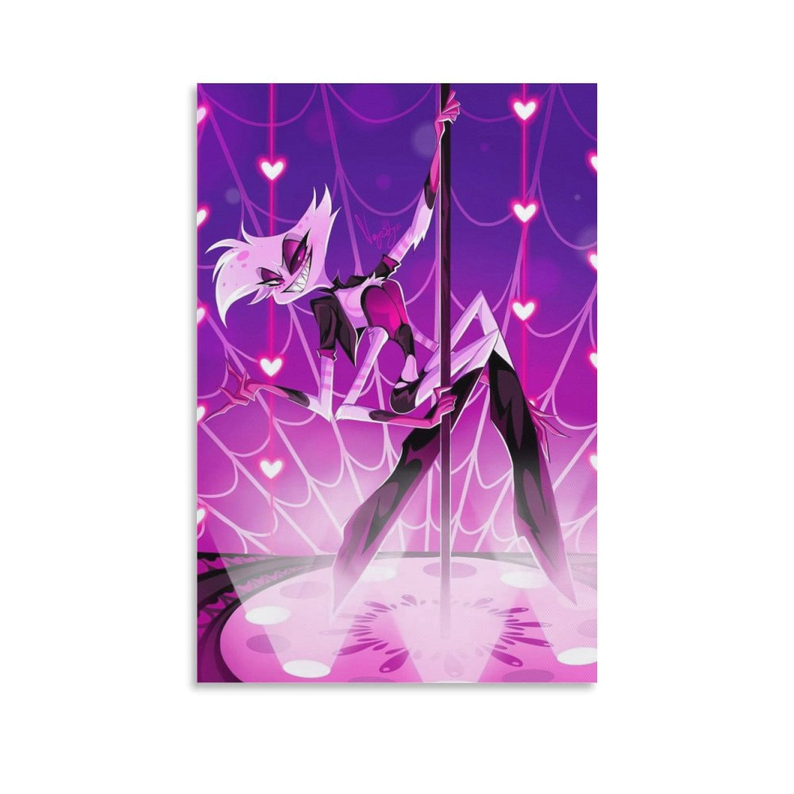 Hazbin Hotel Poster Angel Anime Dust Canvas Posters Painting On Canvas ...