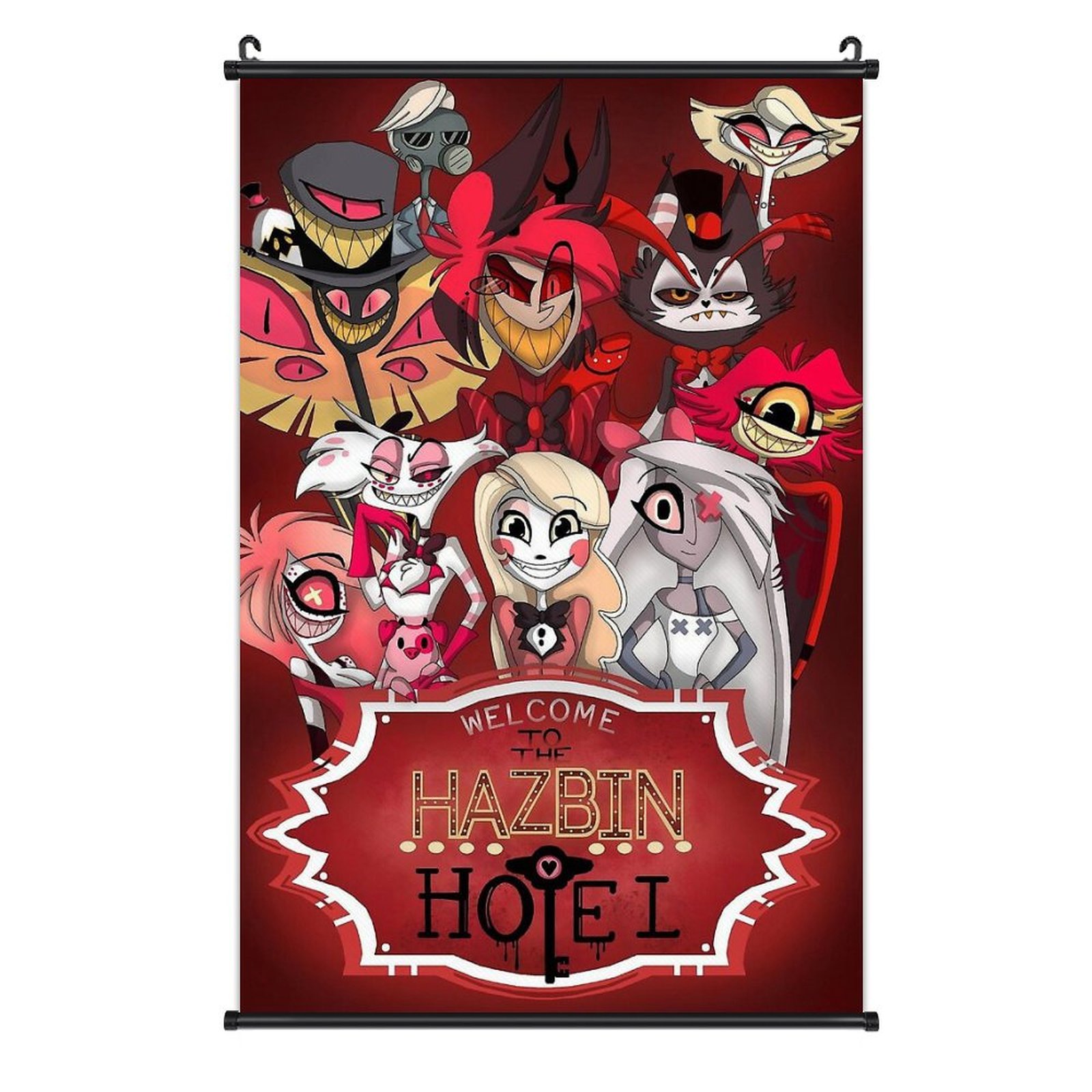 Hazbin Hotel Poster Canvas Hanging Picture for Living Room Home ...