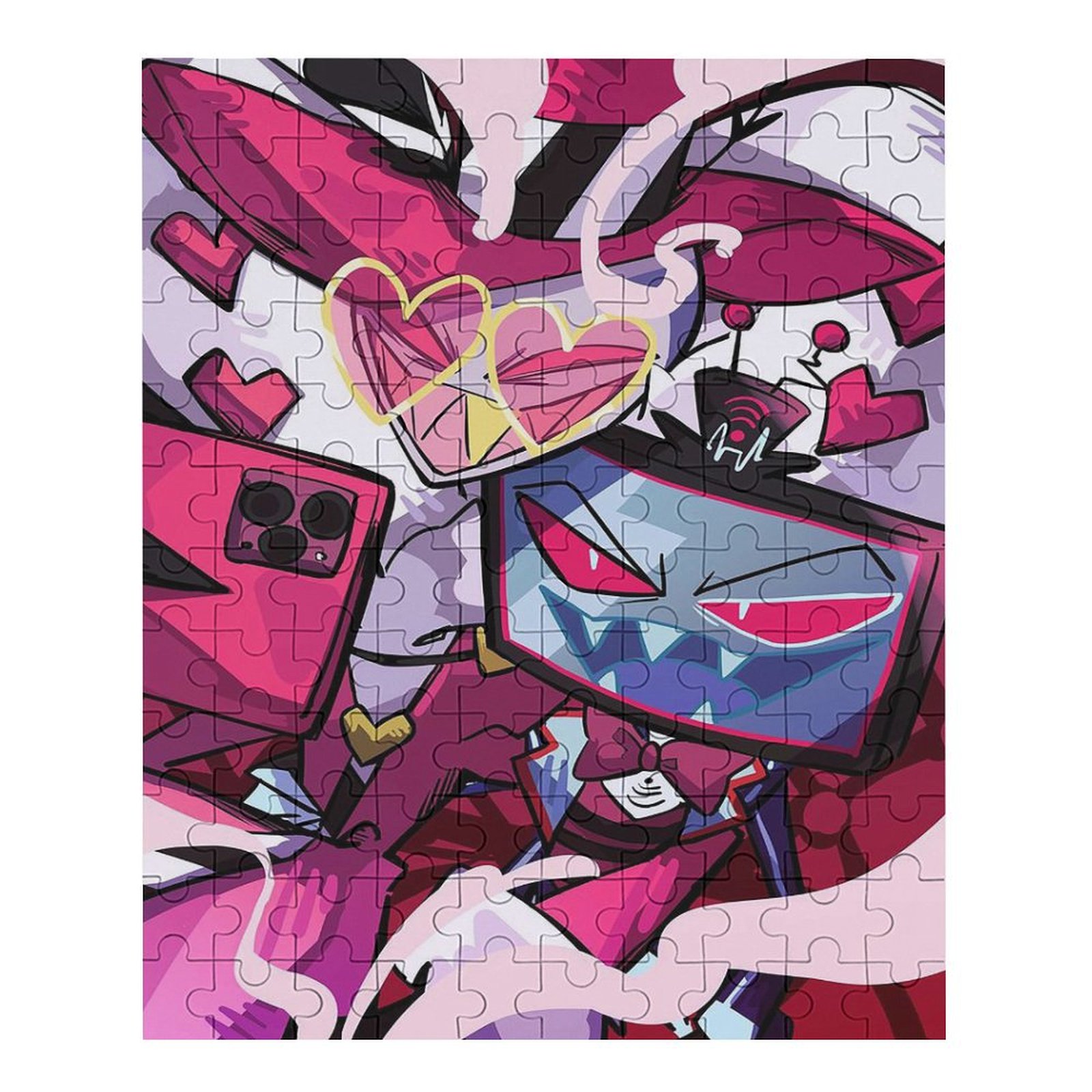 Hazbin Hotel Puzzles for Cartoon Child Home Entertainment 120 - Walmart.com