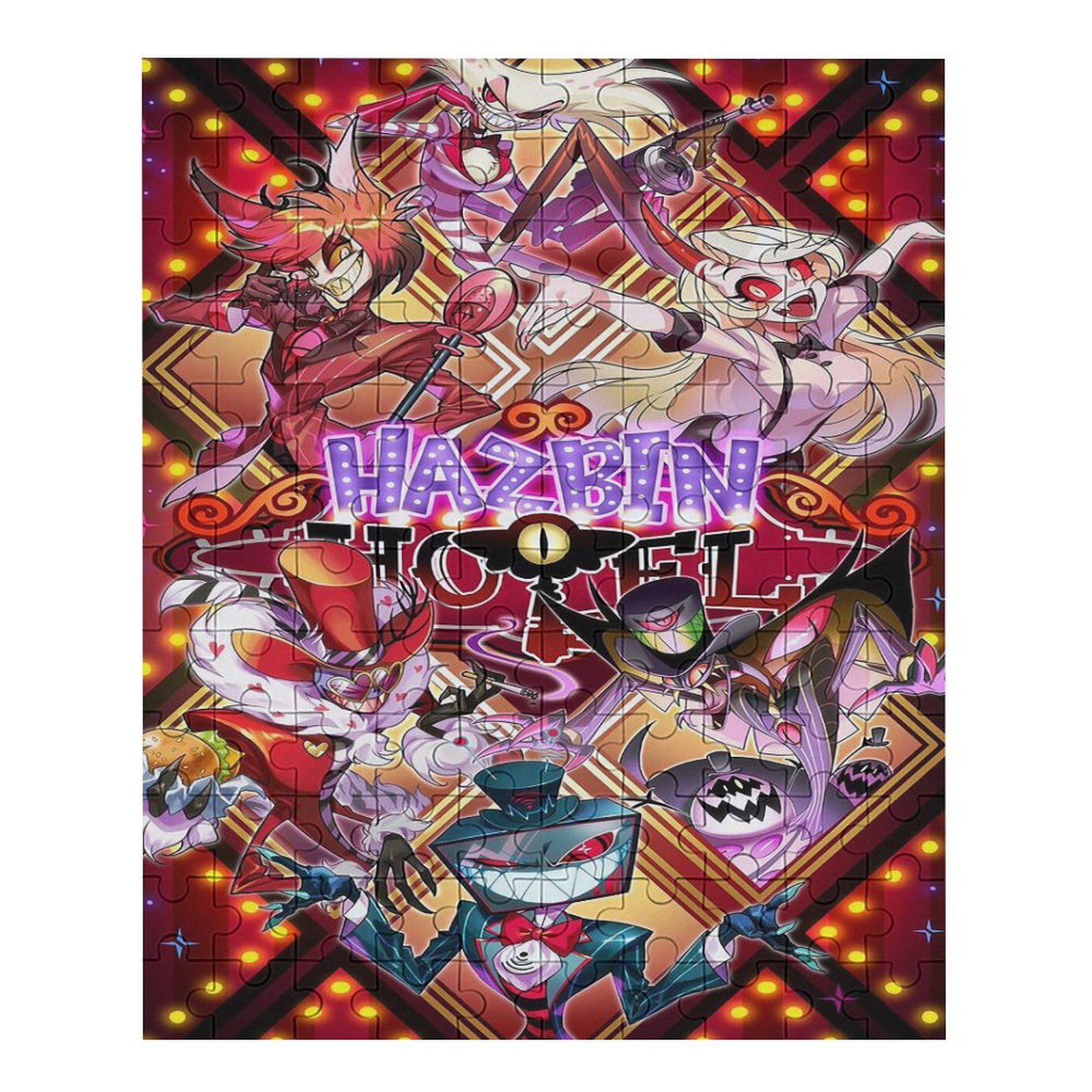 Hazbin Hotel Puzzles for Cartoon Child Home Entertainment 120 - Walmart.com